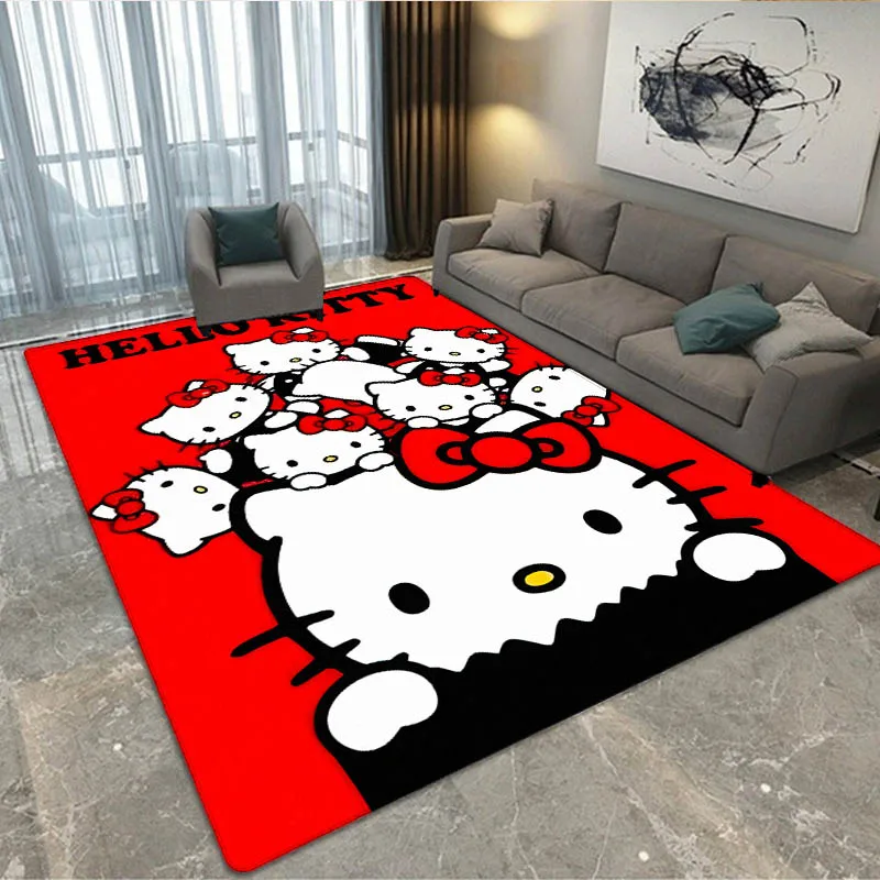 Sanrio Cute Hello Kitty printed carpet kitchen mats Non -slip carpet ...