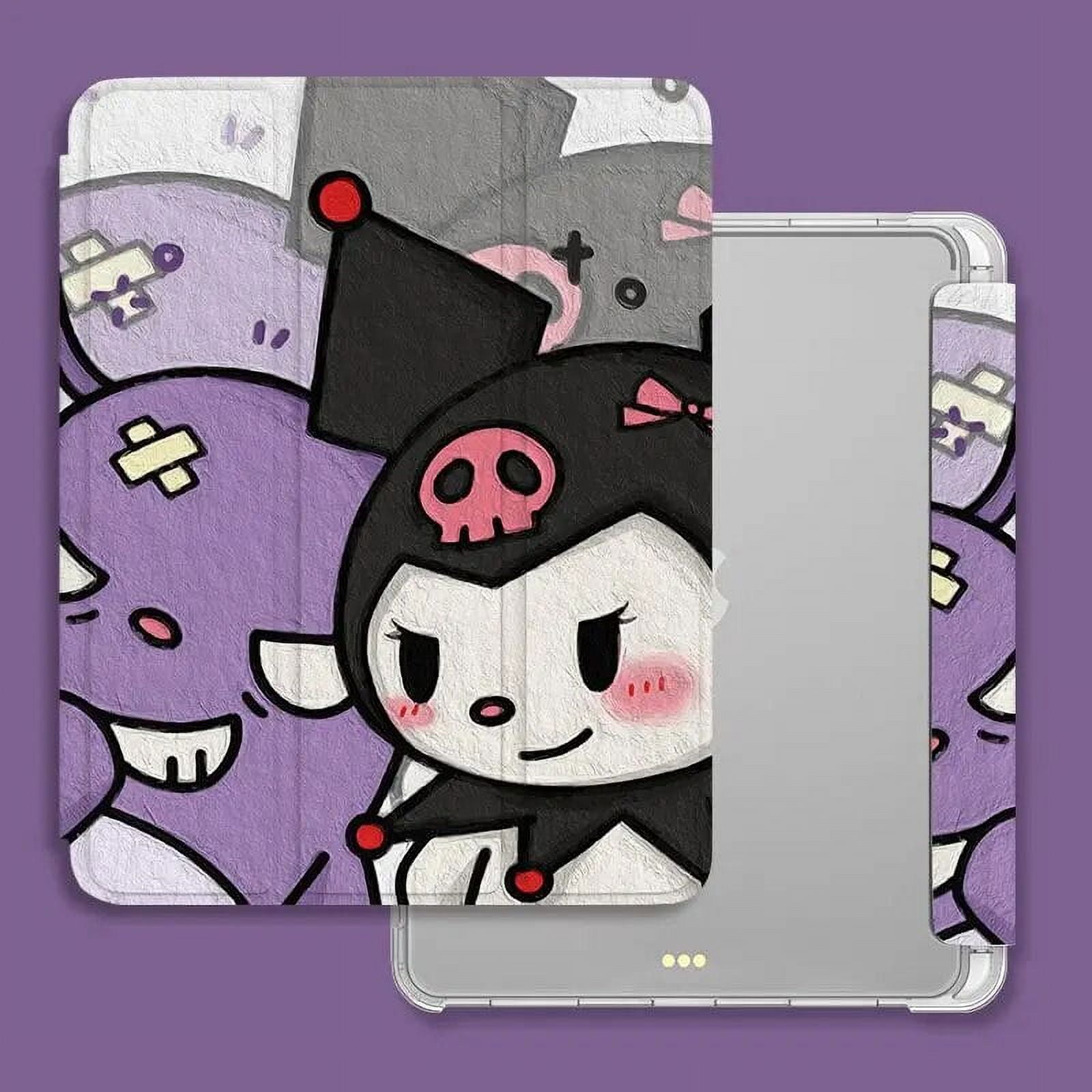 Sanrio Cute Kuromi Tablet Case for iPad Air 1 2 3 Mini 4 5 6 iPad Pro ...