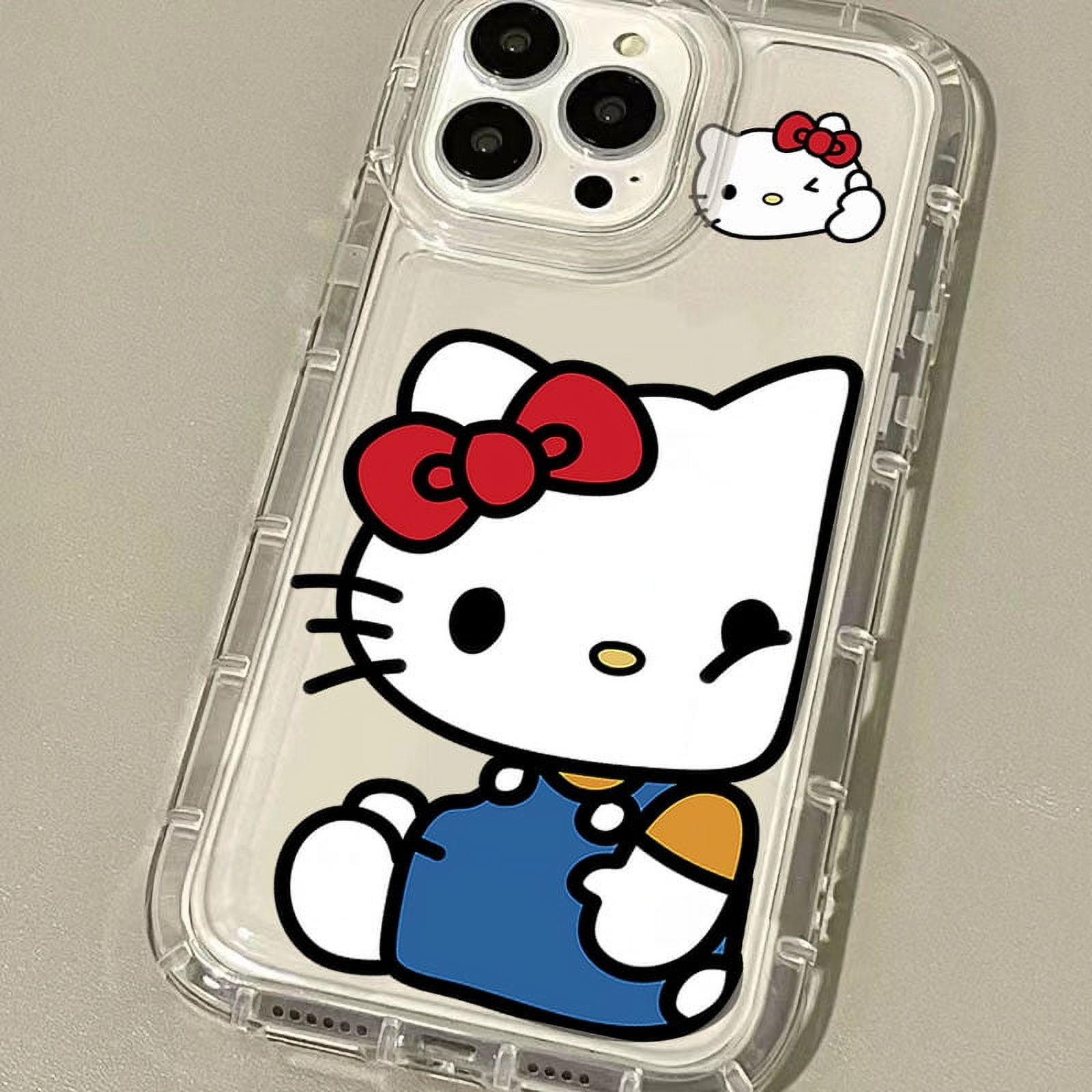 Sanrio Cute Red Hello Kitty Case for iPhone 15 14 13 12 11 Pro Max XR ...