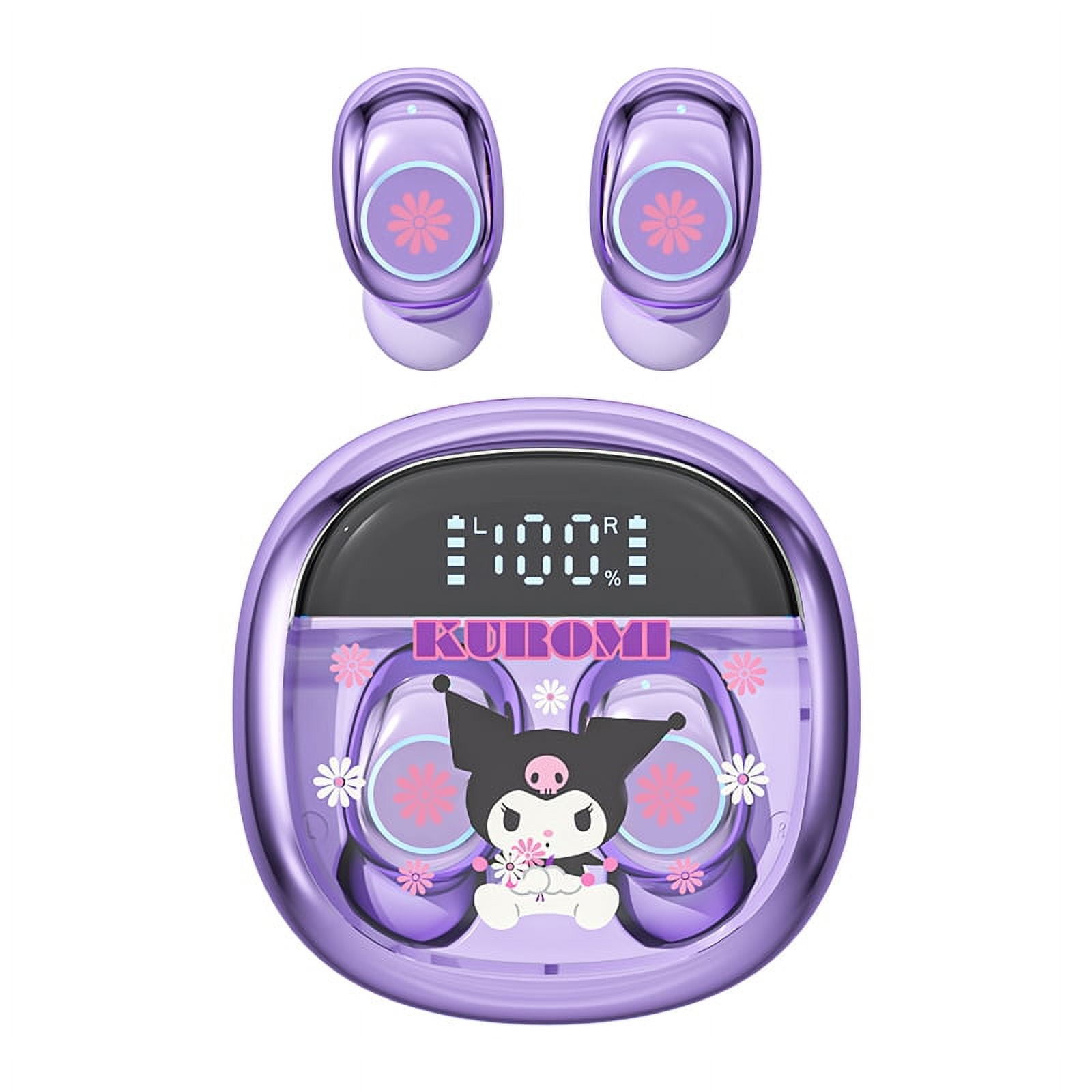 Sanrio Earbuds Hello Kitty Bluetooth Headphones Cute Kuromi Wireless ...