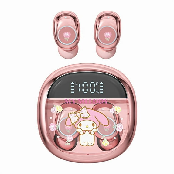 Sanrio Earbuds Hello Kitty Bluetooth Headphones Cute Kuromi Wireless ...