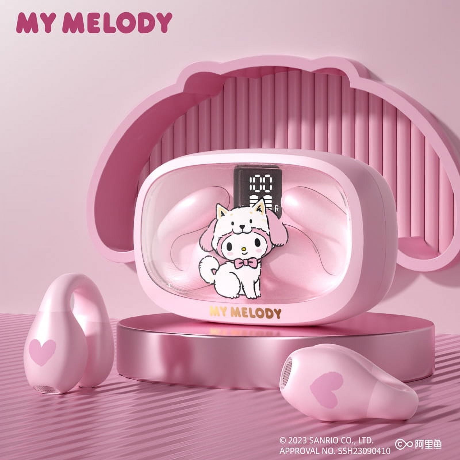 Sanrio Earphones Kuromi Kawaii Wireless Headphones Cinnamoroll Noise ...