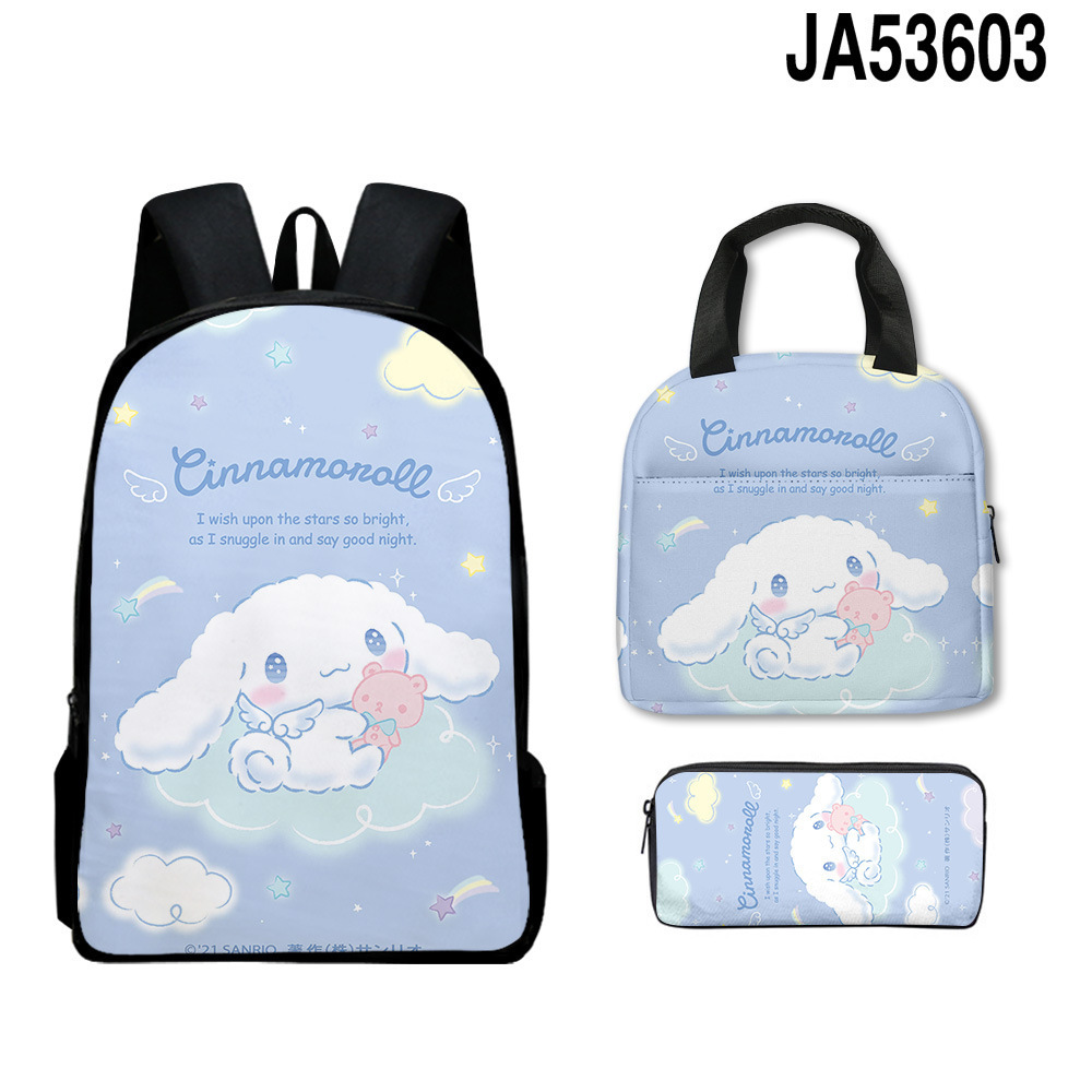 Sanrio Family Cinna-moroll Backpack - Cartoon Backpack, Lunch Bag ...