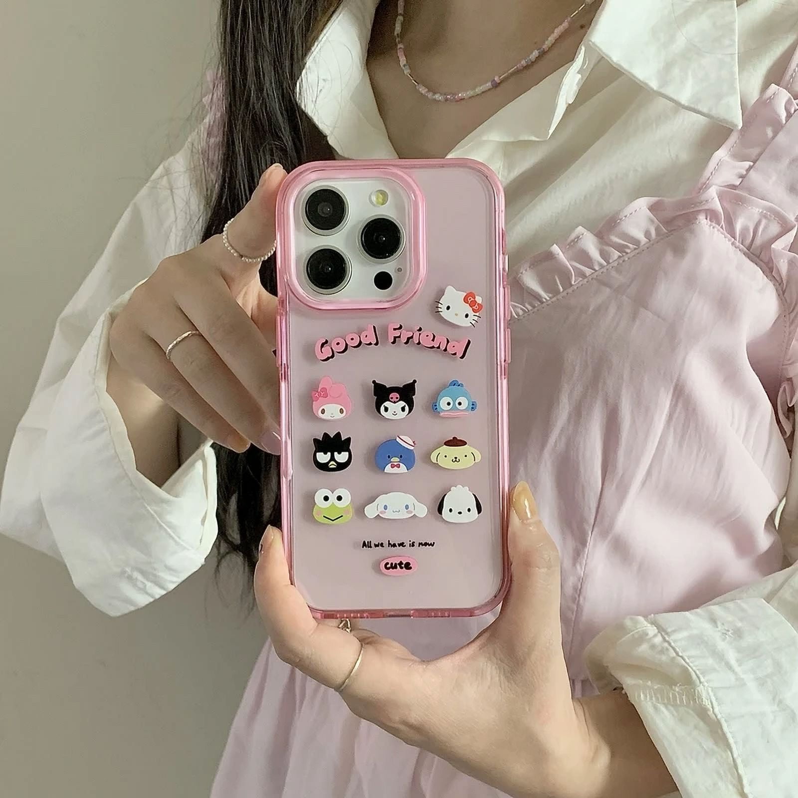 Sanrio Family Hello Kitty Pochacco Kuromi Melody Cinnamoroll Purin ...