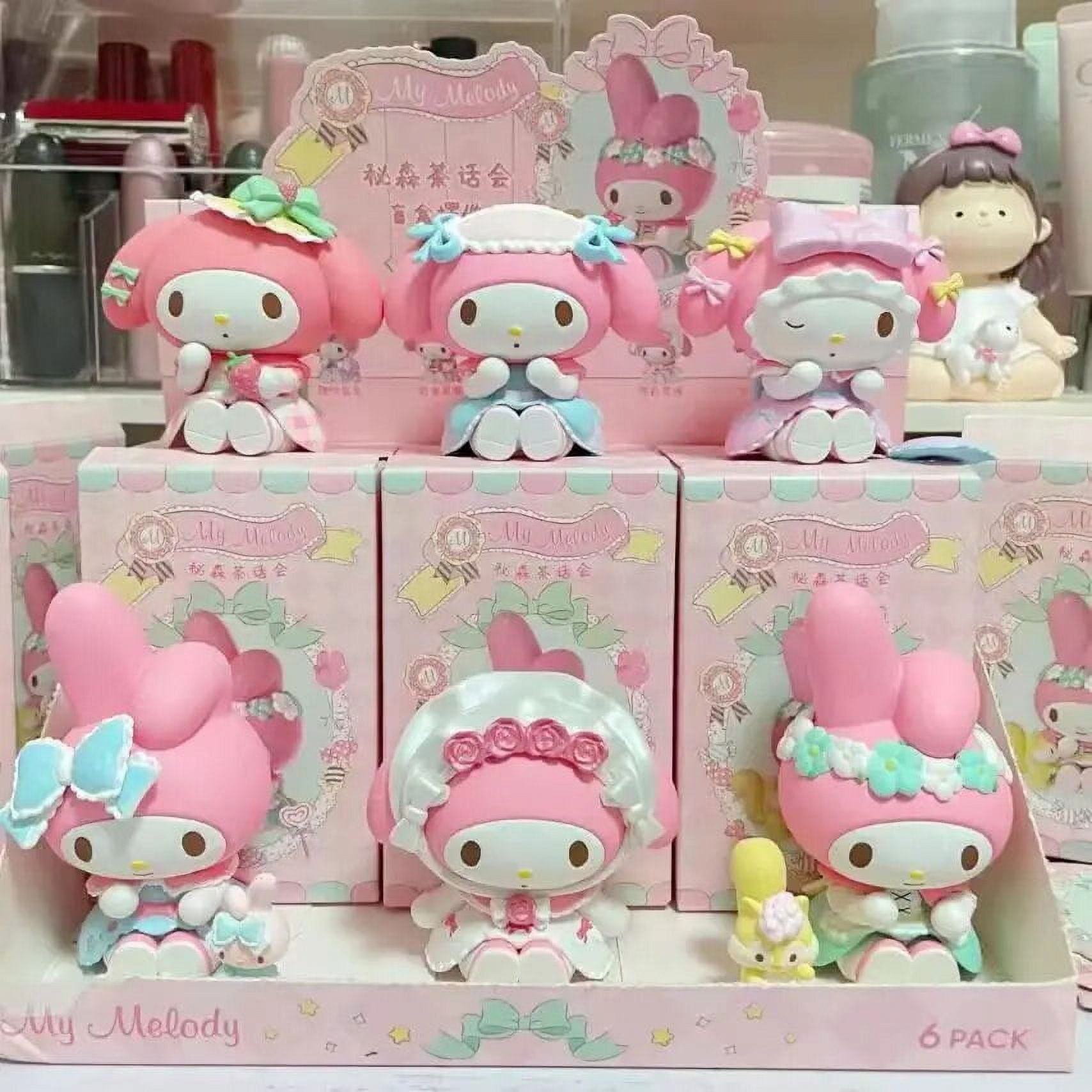 Sanrio Figure Original Hello Kitty Kuromi Room Decor Cinnamoroll Anime ...