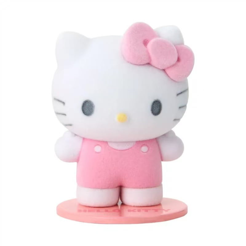 Sanrio Flocking Magnetic Doll Modeling Ornament Kitty Melody Kuromi ...