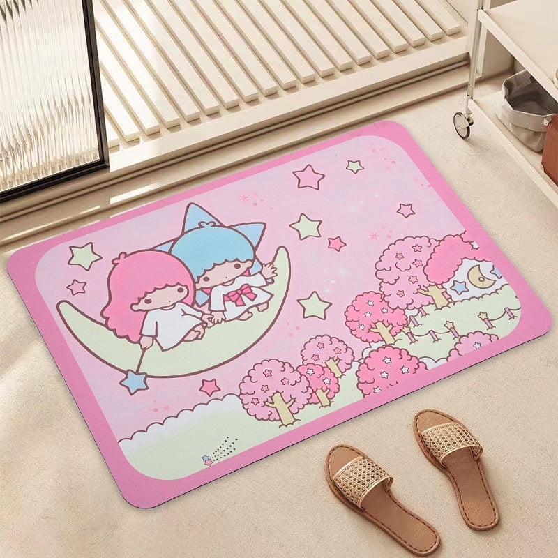 Sanrio Floor Mat Kuromi Kawaii My Melody Cartoon Cute Decoration Carpet ...