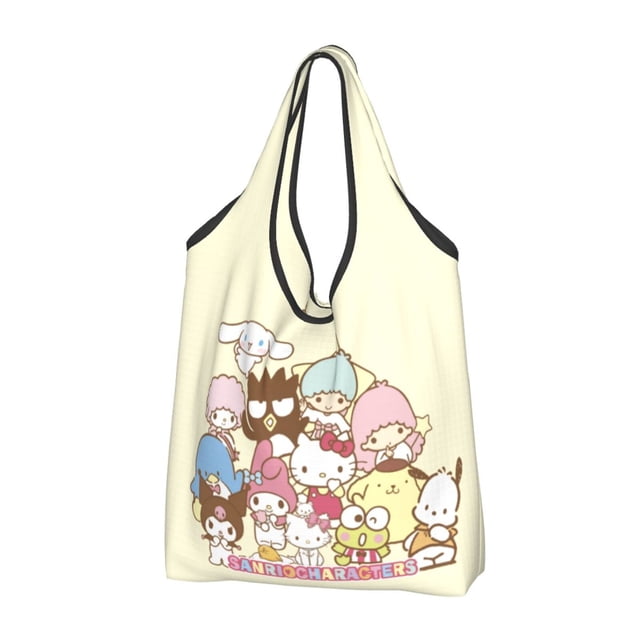 Sanrio Foldable Reusable Grocery Shopping Tote Bags, 1 PCS Eco-Friendly ...