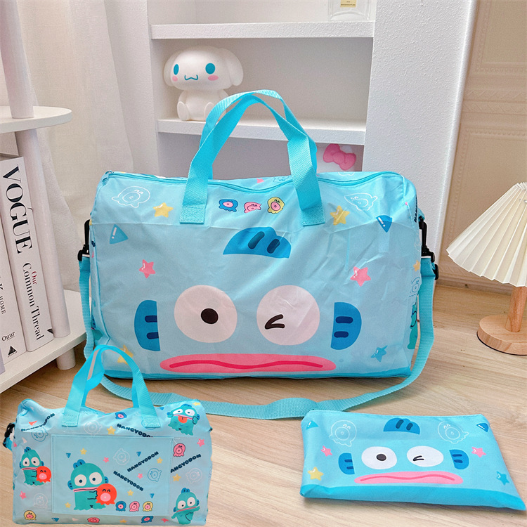 Sanrio Foldable Travel Bag Hello Kitty Cinnamoroll Kuromi Luggage ...