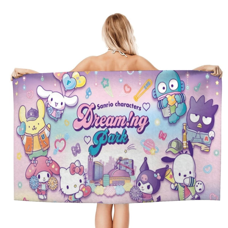 Sanrio Gifts Beach Towel for Women Girl Or Boys Birthday Inspired Fan ...
