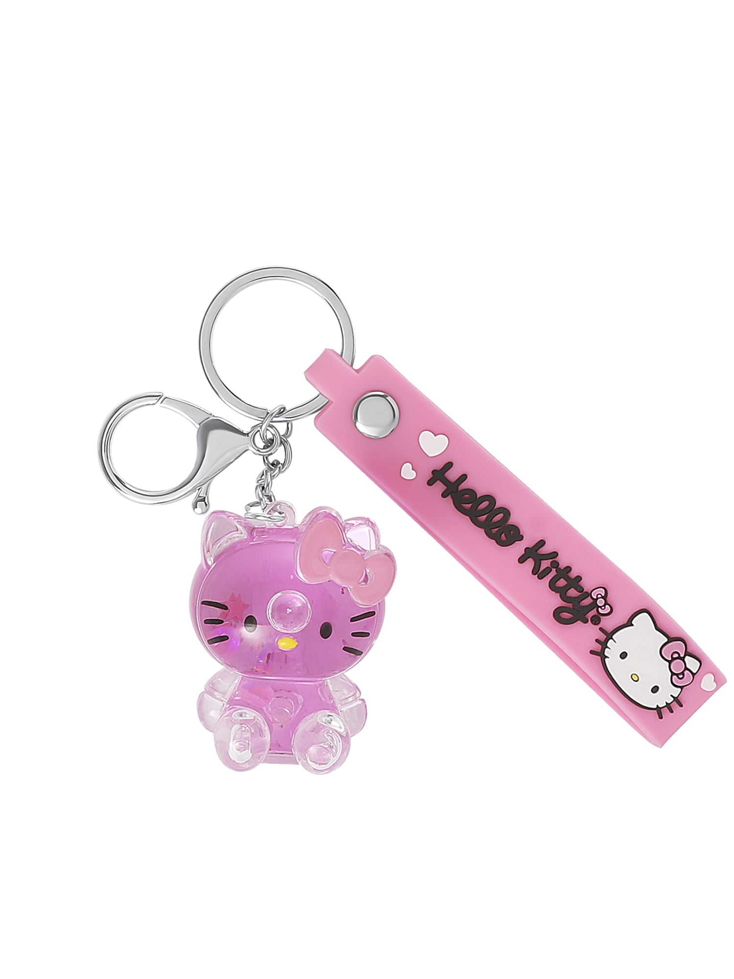 Sanrio Girl's Hello Kitty Pink Liquid Keychain Charm - Walmart.com