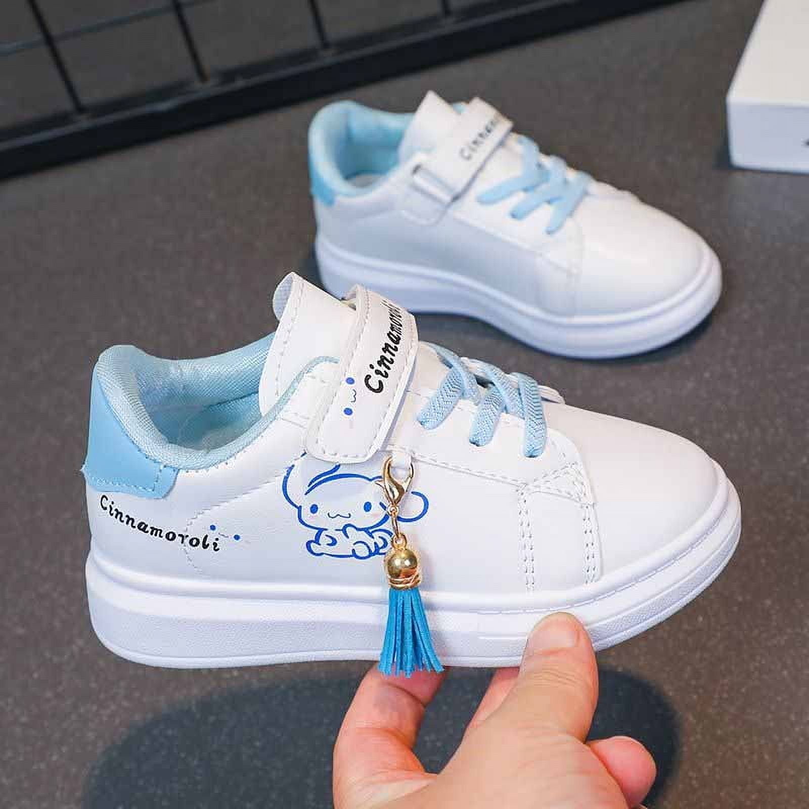 Sanrio Girls's Fashion Cute Cartoon Cinnamoroll Casual Sports Shoes Lovely Tassels Anti-skid ...