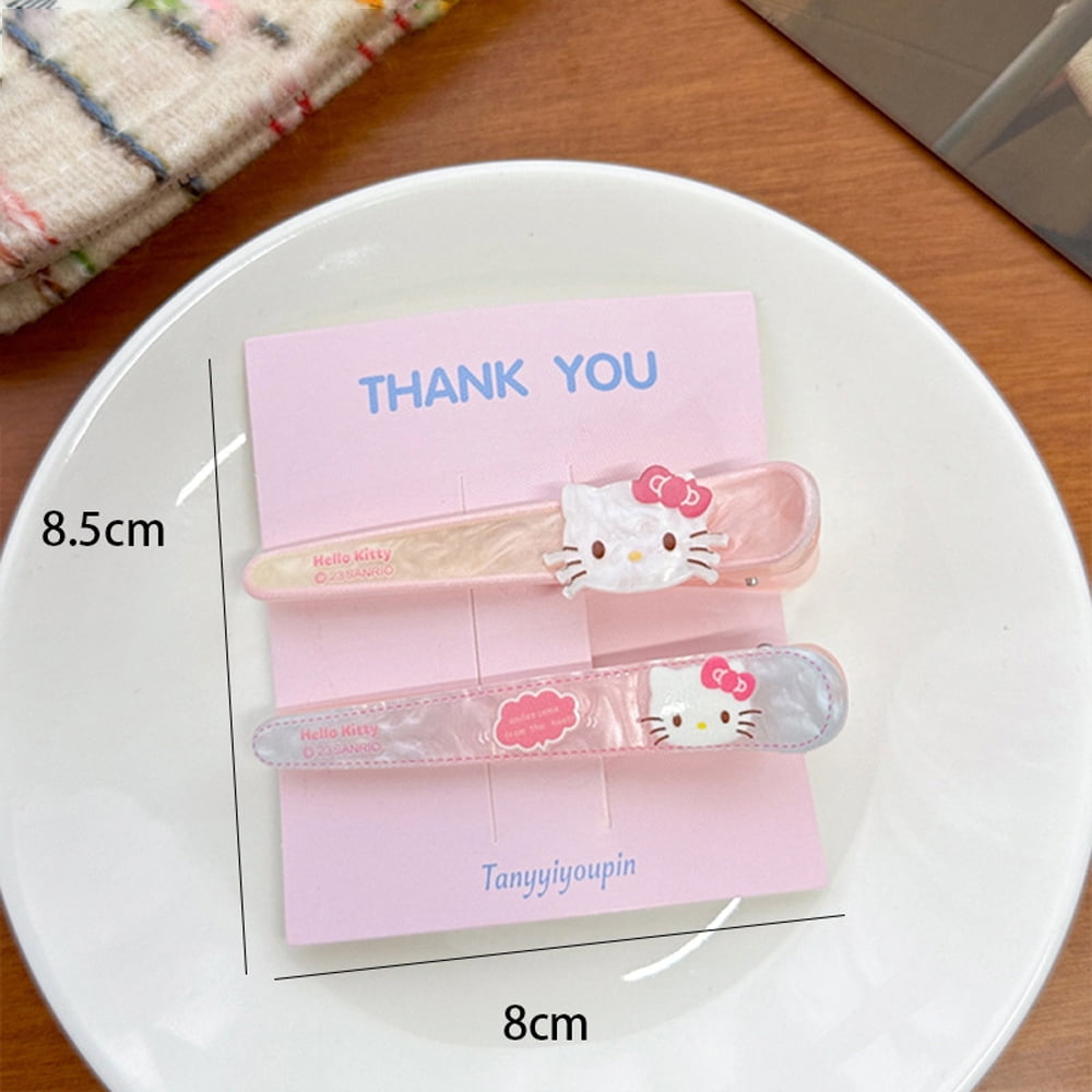 Sanrio Hair Clips Anime Hair Clip My Melody Kuromi Cinnamoroll Pochacco ...