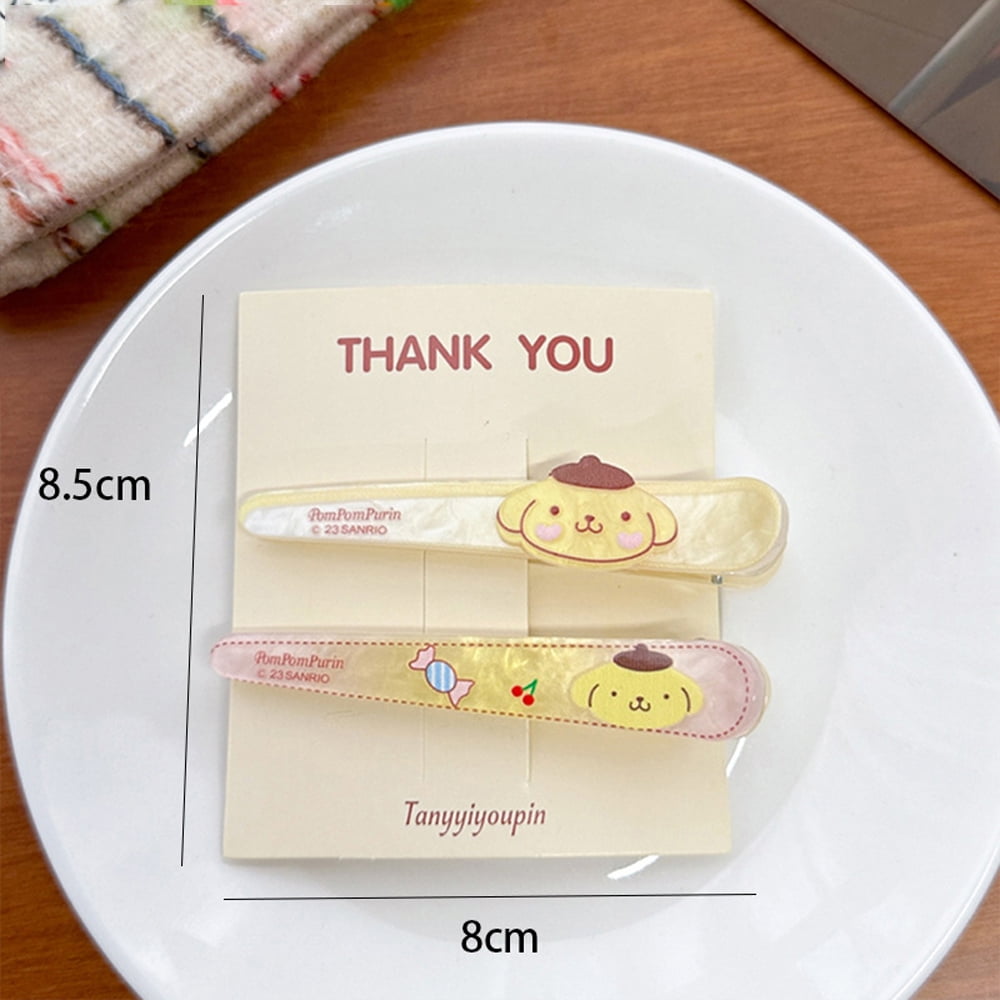 Sanrio Hair Clips Anime Hair Clip My Melody Kuromi Cinnamoroll Pochacco ...