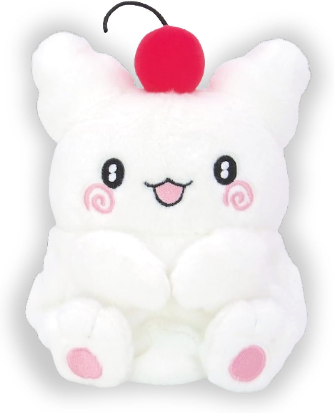 Sanrio Hanamaru Ghost Fluffy Plush 205490-25 H 15 x W 14.5 x D 12 cm ...