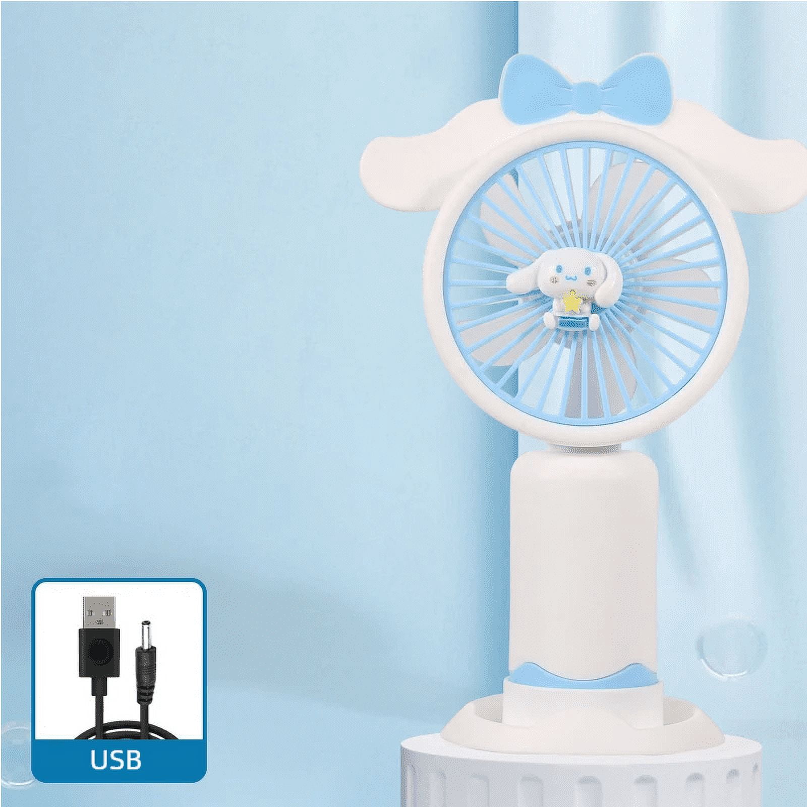 Sanrio Hand-Held Fan Anime My Melody Summer Fan Cartoon Portable Dual ...