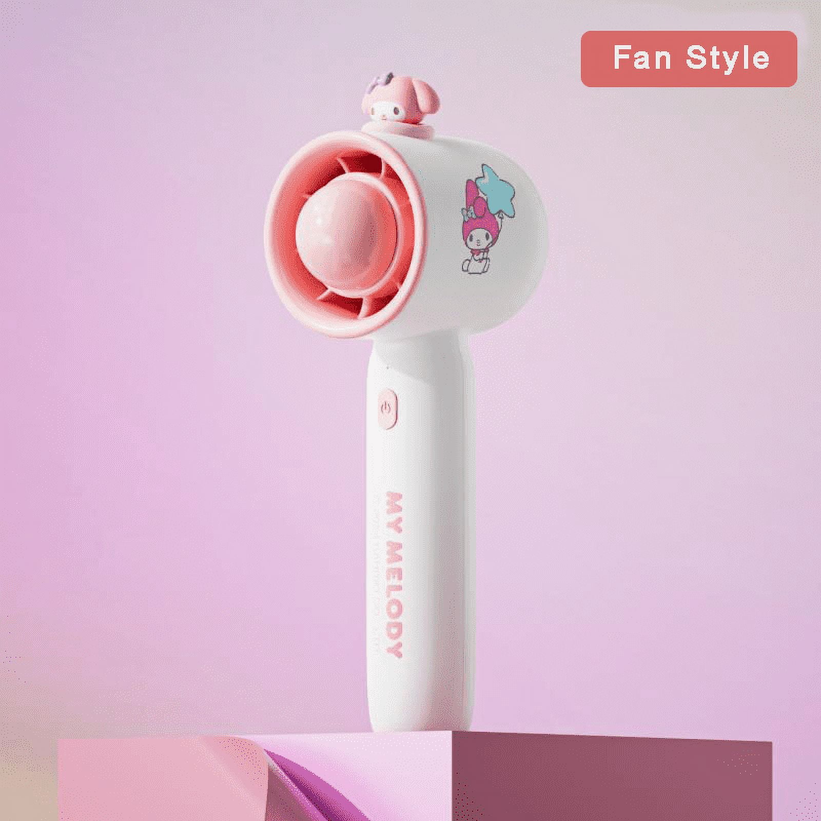 Sanrio Hand Held Spray Fan Kuromi Usb Charg Portable Fan My Melody ...