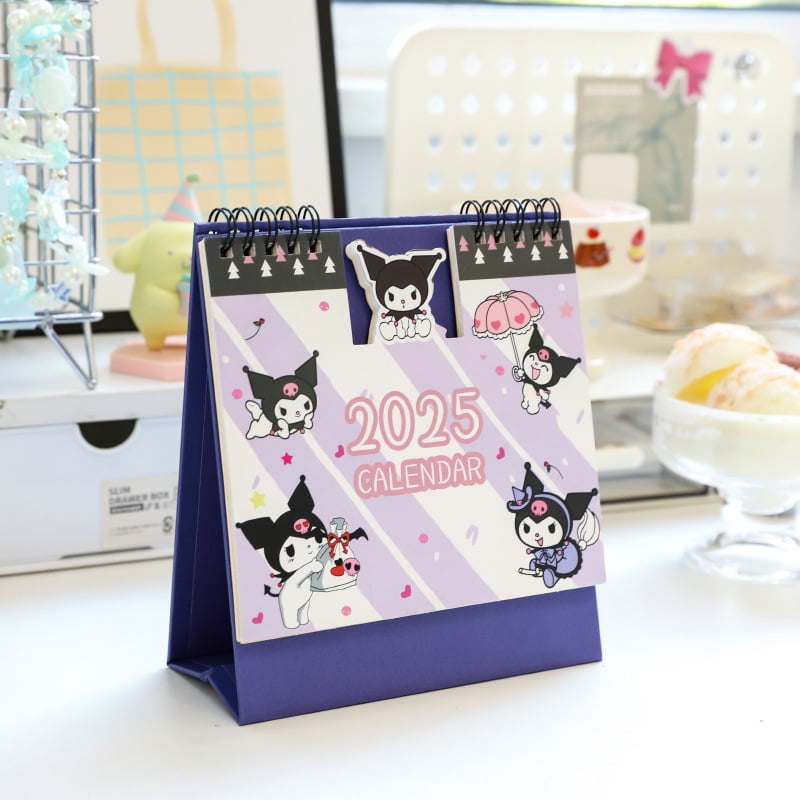 Sanrio Hello Kitty 2025 Cute Calendar Desk Calendar Cartoon Kawaii ...