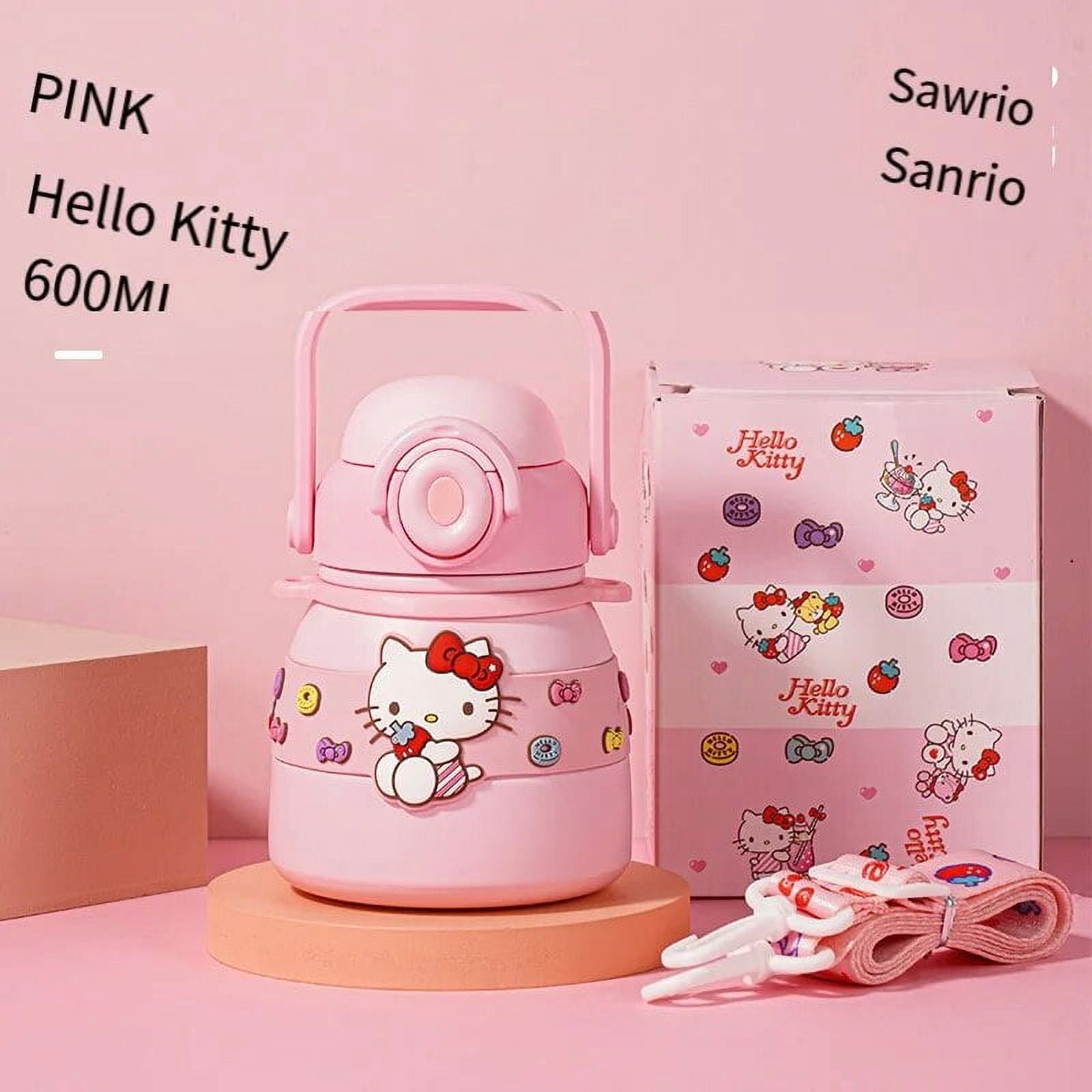Sanrio Hello Kitty 3D Doll Thermos Cup 600Ml Child Girl Kettle Student ...