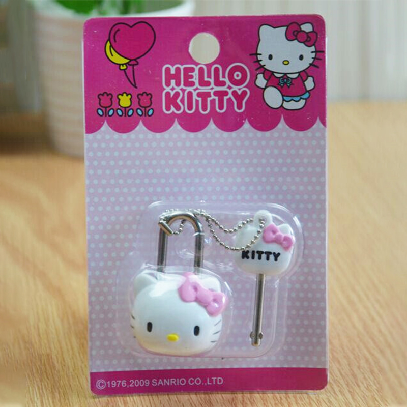 Sanrio Hello Kitty 3D Padlocks Mini Lock Cartoon Cute Multifunctional ...