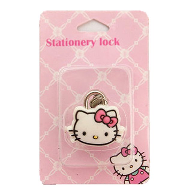 Sanrio Hello Kitty 3D Padlocks Mini Lock Cartoon Cute Multifunctional ...