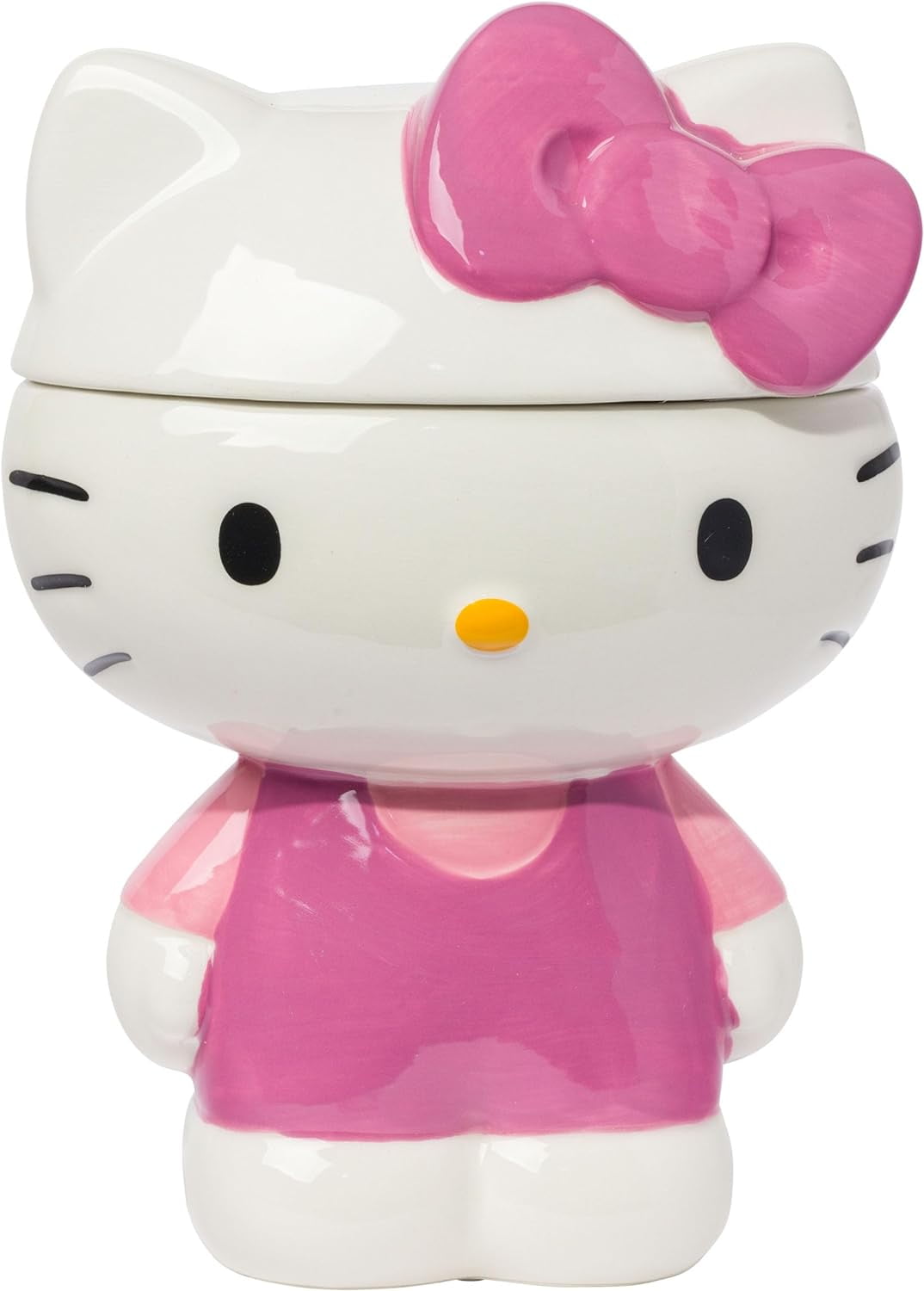 Sanrio Hello Kitty 3D Sculpted Ceramic Cookie Snack Jar (Large ...