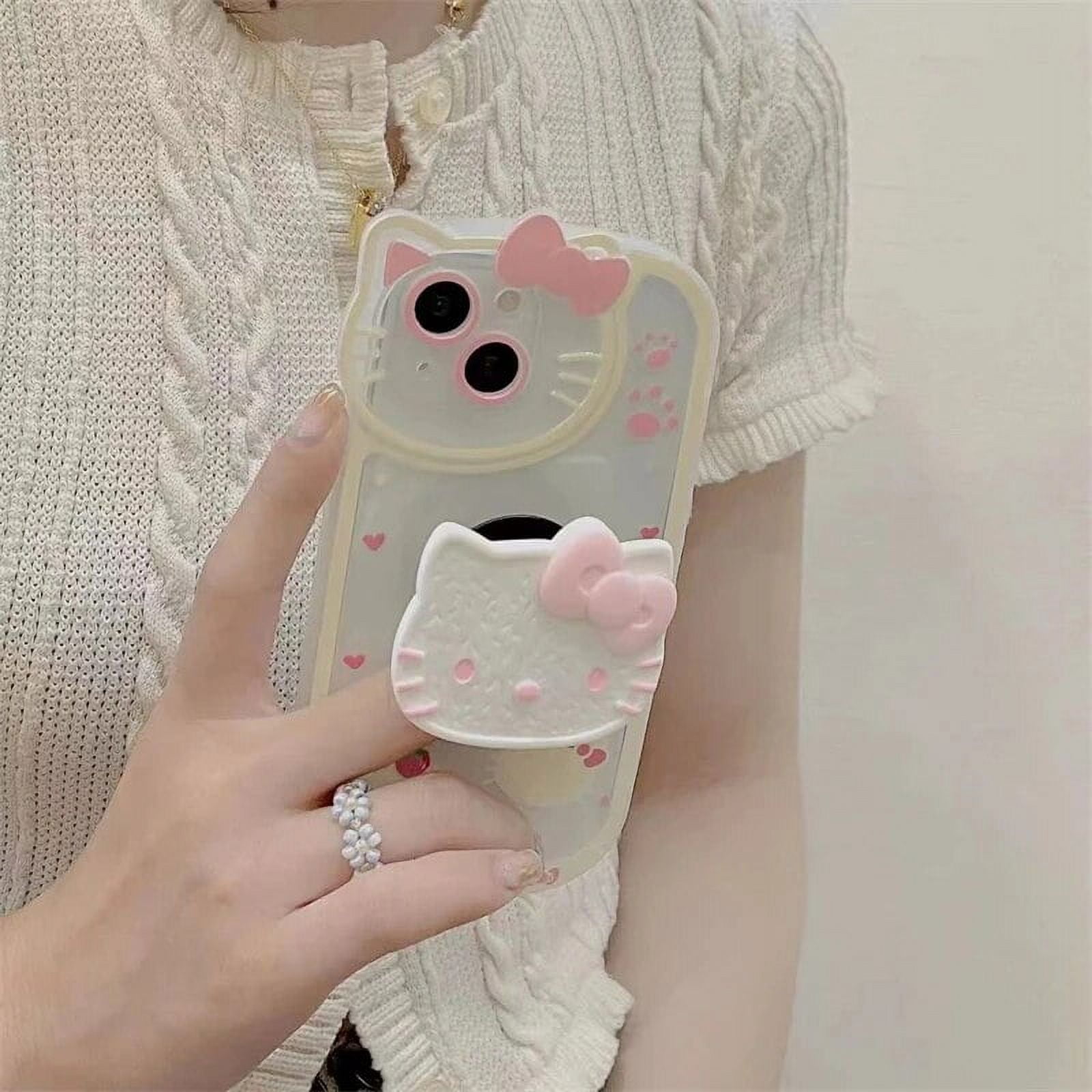 Sanrio Hello Kitty 3D Stand Soft Cases For iPhone 15 14 11 13 12 Pro ...