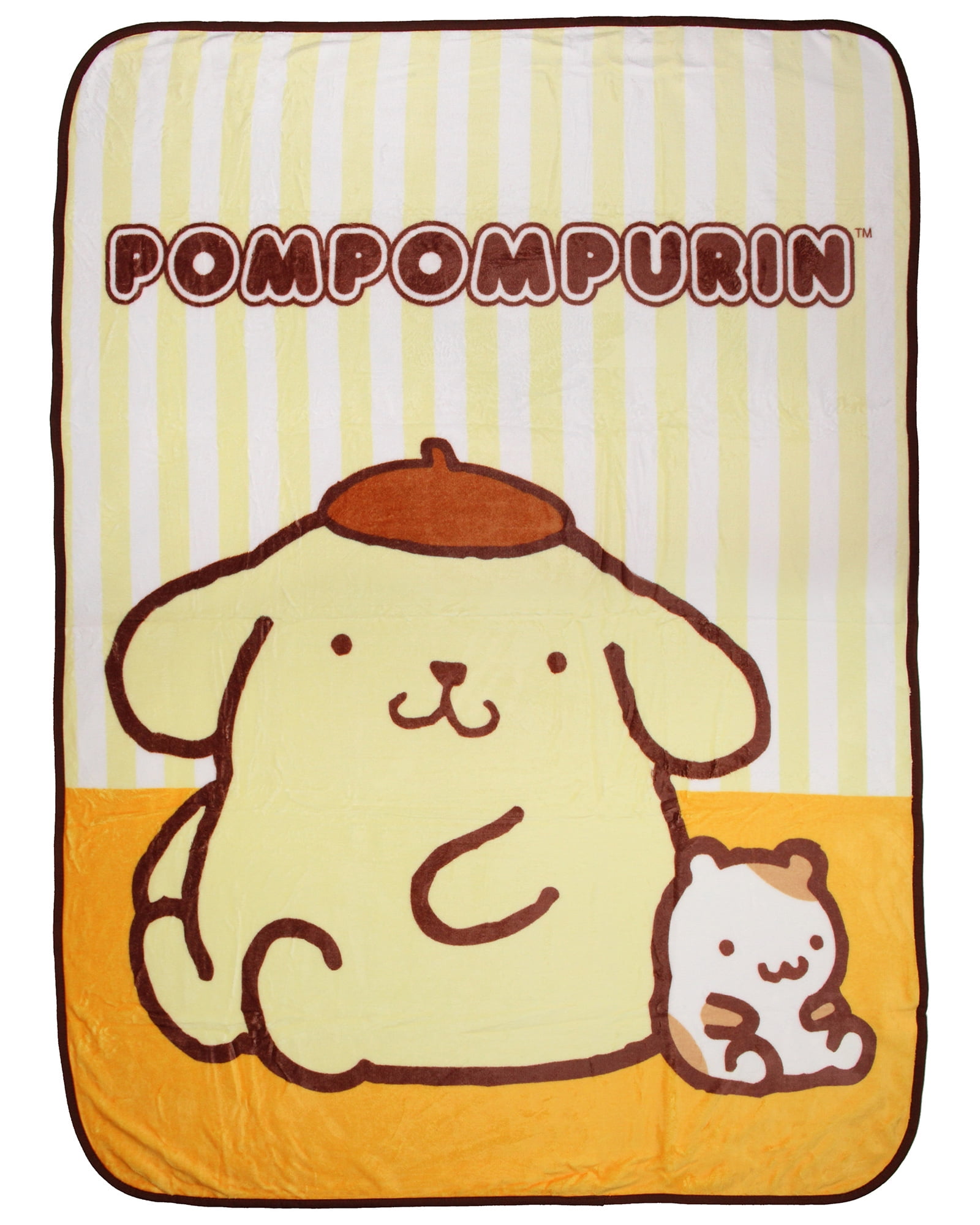 Hello Kitty And Friends Blanket Pompompurin And Muffin Fuzzy Fleece ...