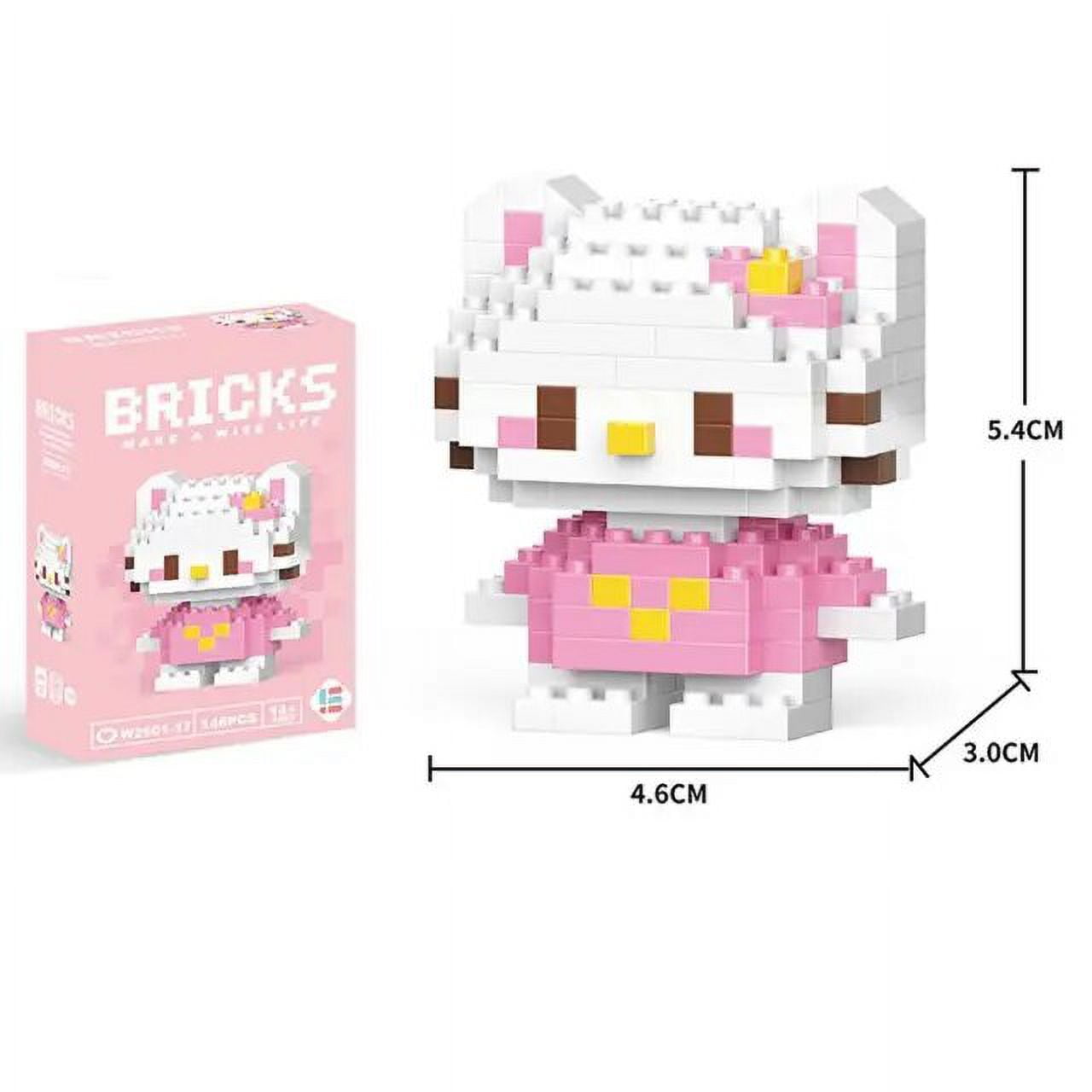 Sanrio Hello Kitty Anime Figure Building Blocks My melody Character ...