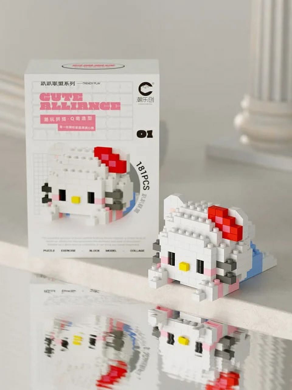 Sanrio Hello Kitty Anime Figure Building Blocks My melody Character ...