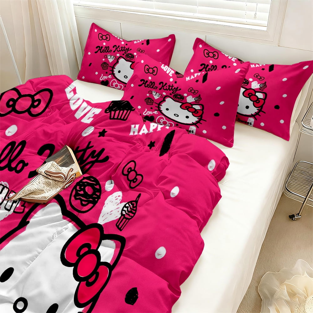 Sanrio Hello Kitty Anime Quilt Cover Comfortable and Lightweight Quilt ...
