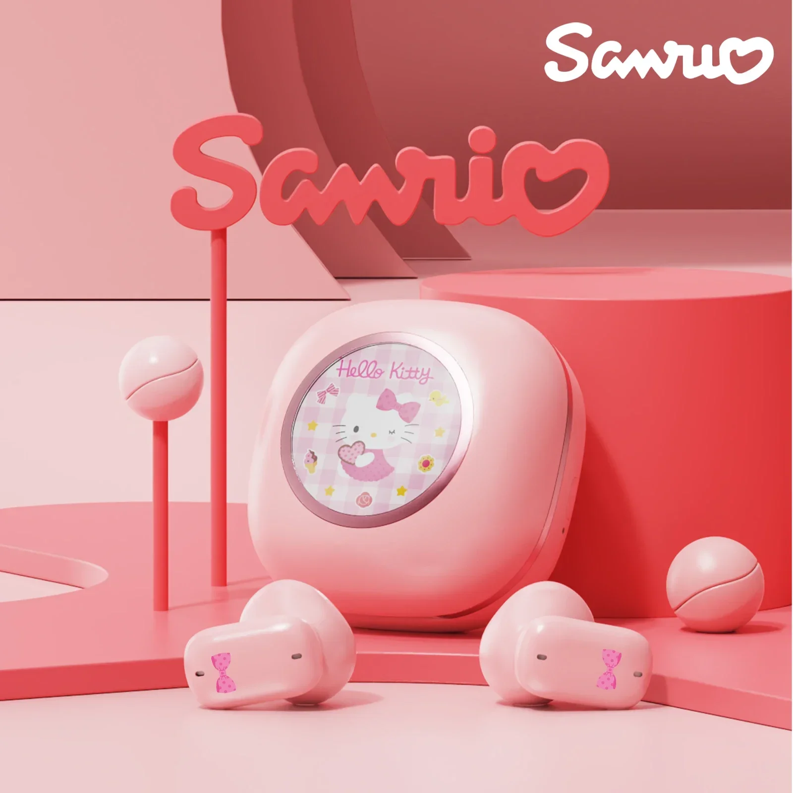 Sanrio Hello Kitty BL62 TWS Cute Kuromi Wireless Earphones Bluetooth V5 ...