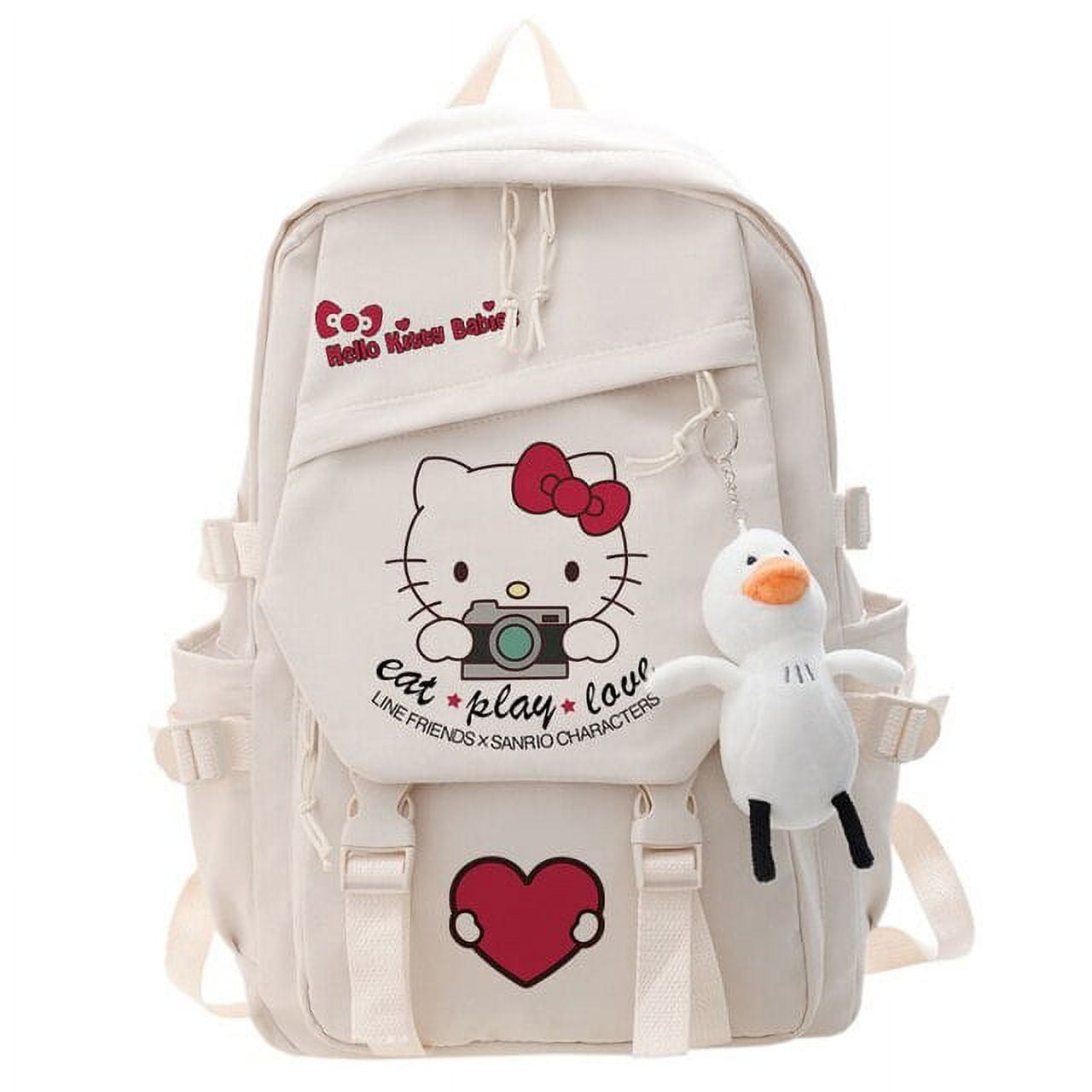 Sanrio Hello Kitty Backpacks Student Cartoon School Bag Korean Style ...
