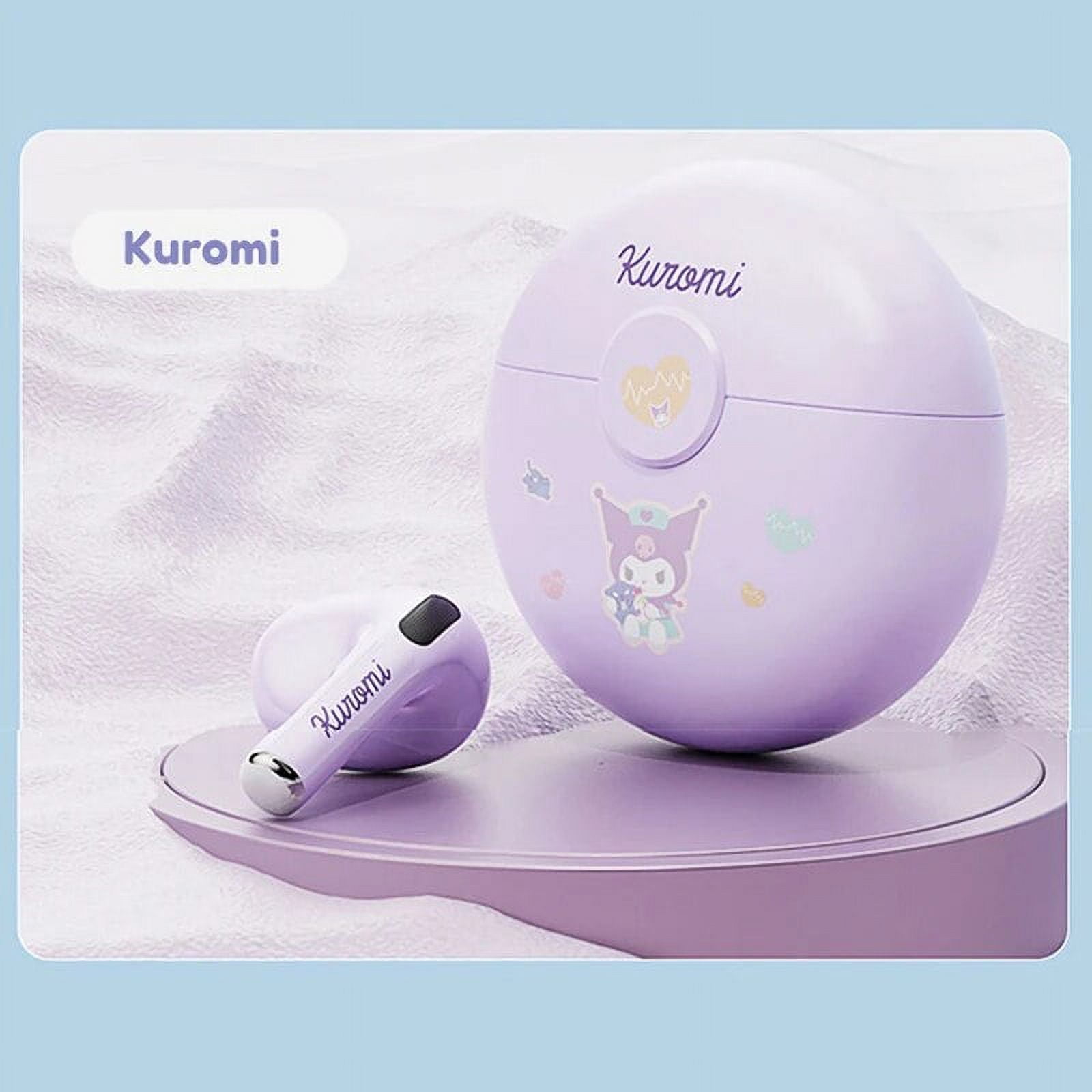 Sanrio Hello Kitty Bluetooth Earphones Kuromi Ture Wireless Headset ...