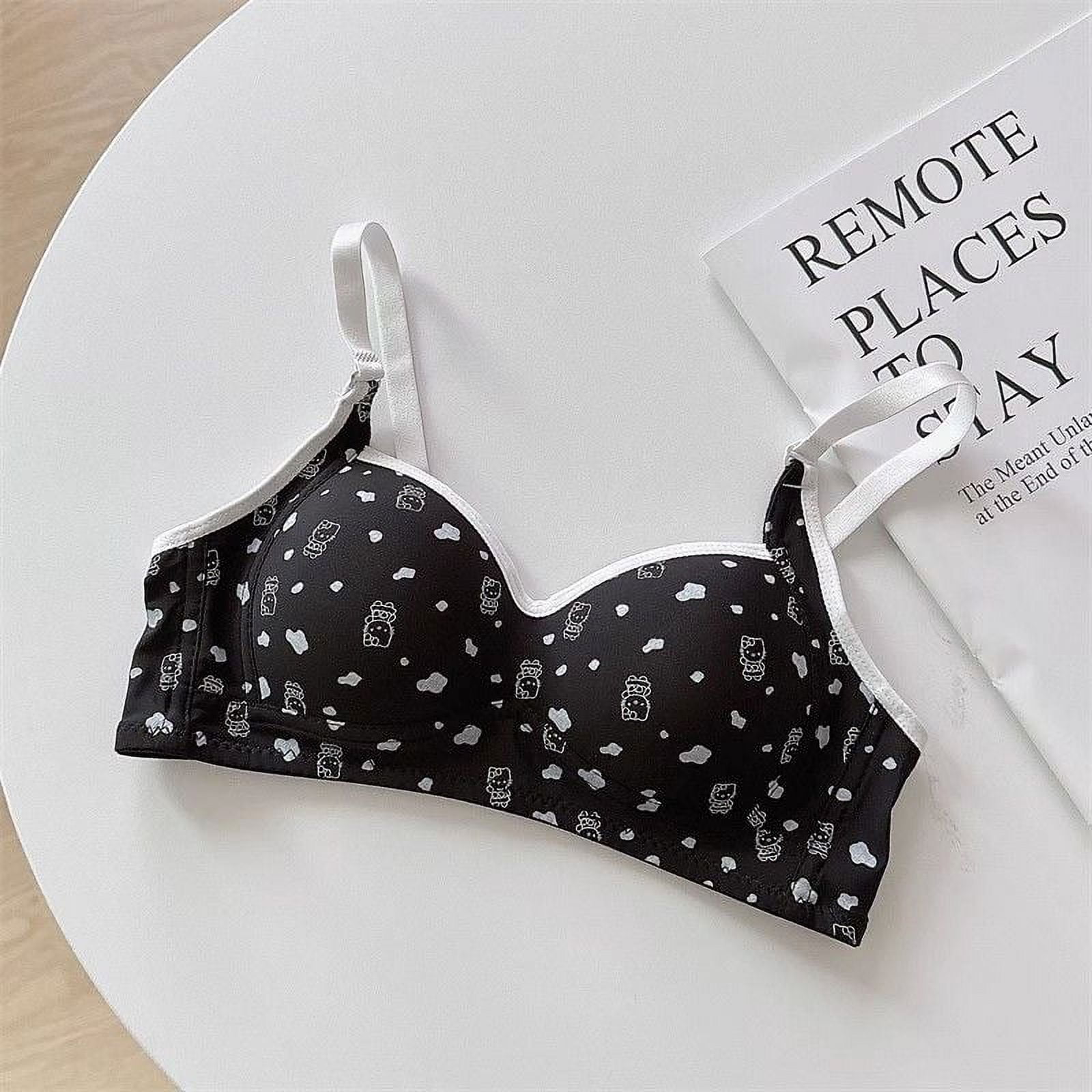 Sanrio Hello Kitty Bra Breathable Women Sexy Underwear Kawaii Y2k ...