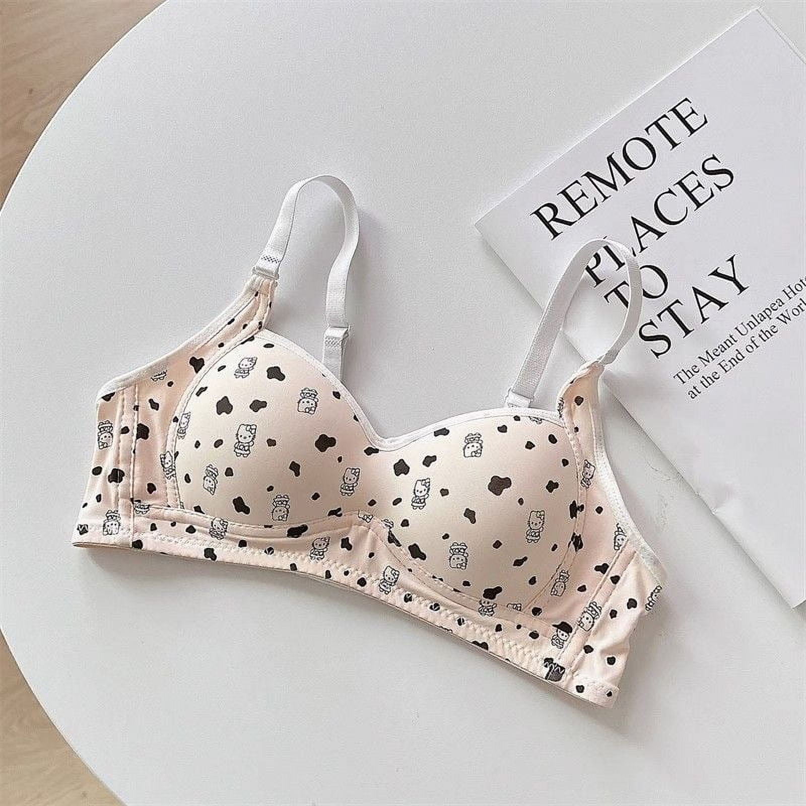 Sanrio Hello Kitty Bra Women Underwear Y2k Adjustable Shoulder Strap ...