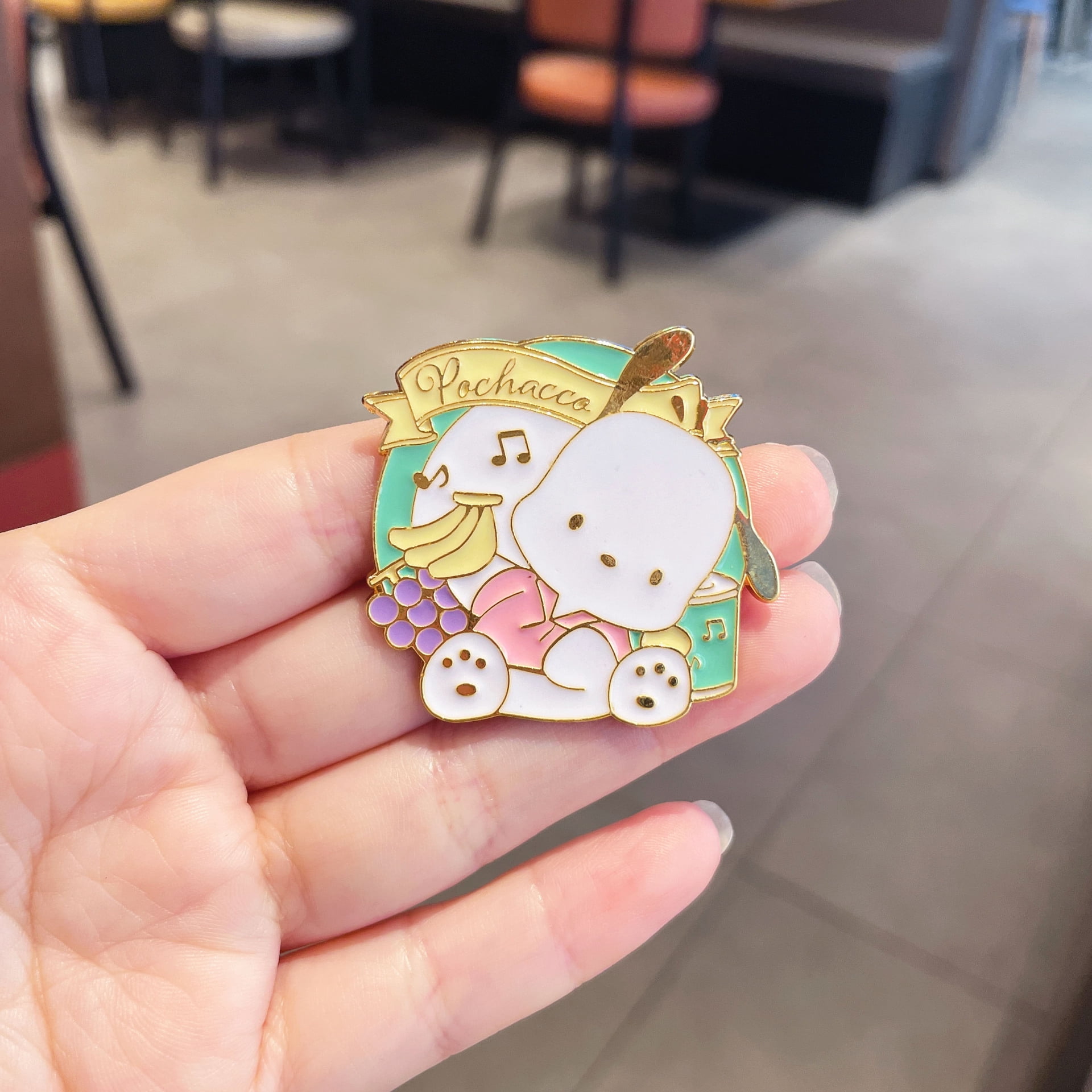 Sanrio Hello Kitty Brooch Action Anime Figures Melody Kuromi Cute Lapel ...