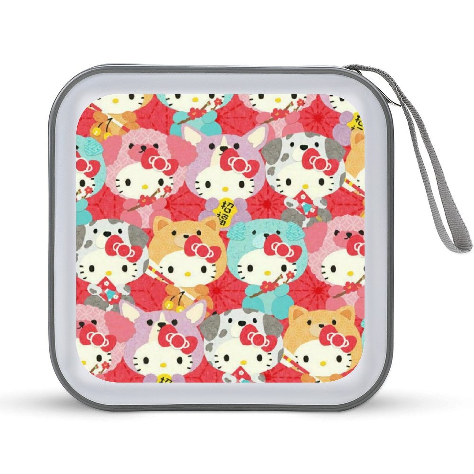 Sanrio-Hello-Kitty CD Case, 40 Capacity VCD/DVD Case Holders Wallet ...