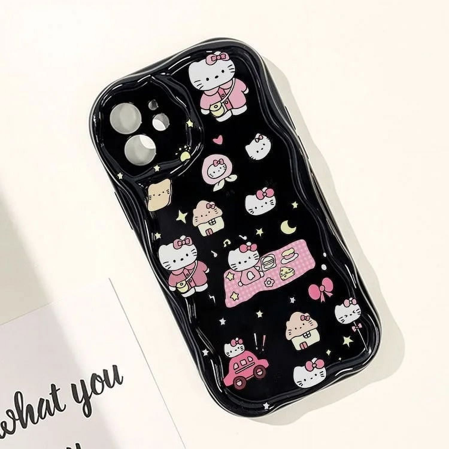 Sanrio Hello Kitty Camping KT Phone Case For iPhone 15 14 13 Pro Max 11 12 Pro XR XS Max Mini 7 ...