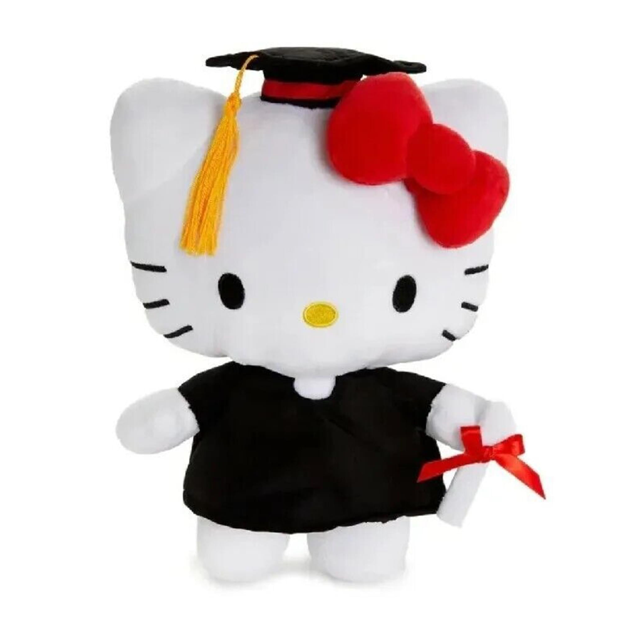 Sanrio Huggable Cute Hello Kitty 10.5 Inch Plush in Cap and Gown ...
