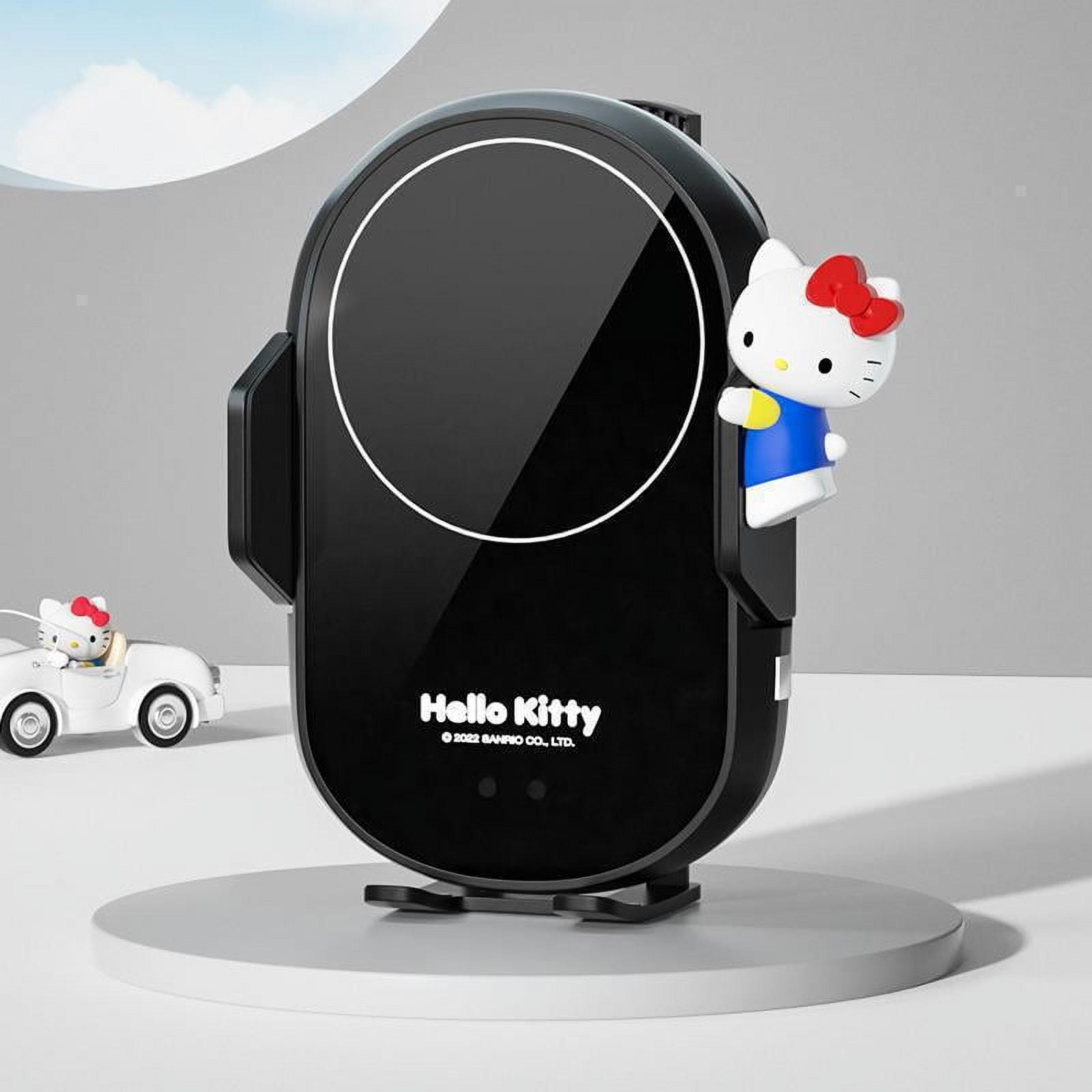 Sanrio Hello Kitty Car Mobile Phone Bracket Wireless Charger Gravity ...