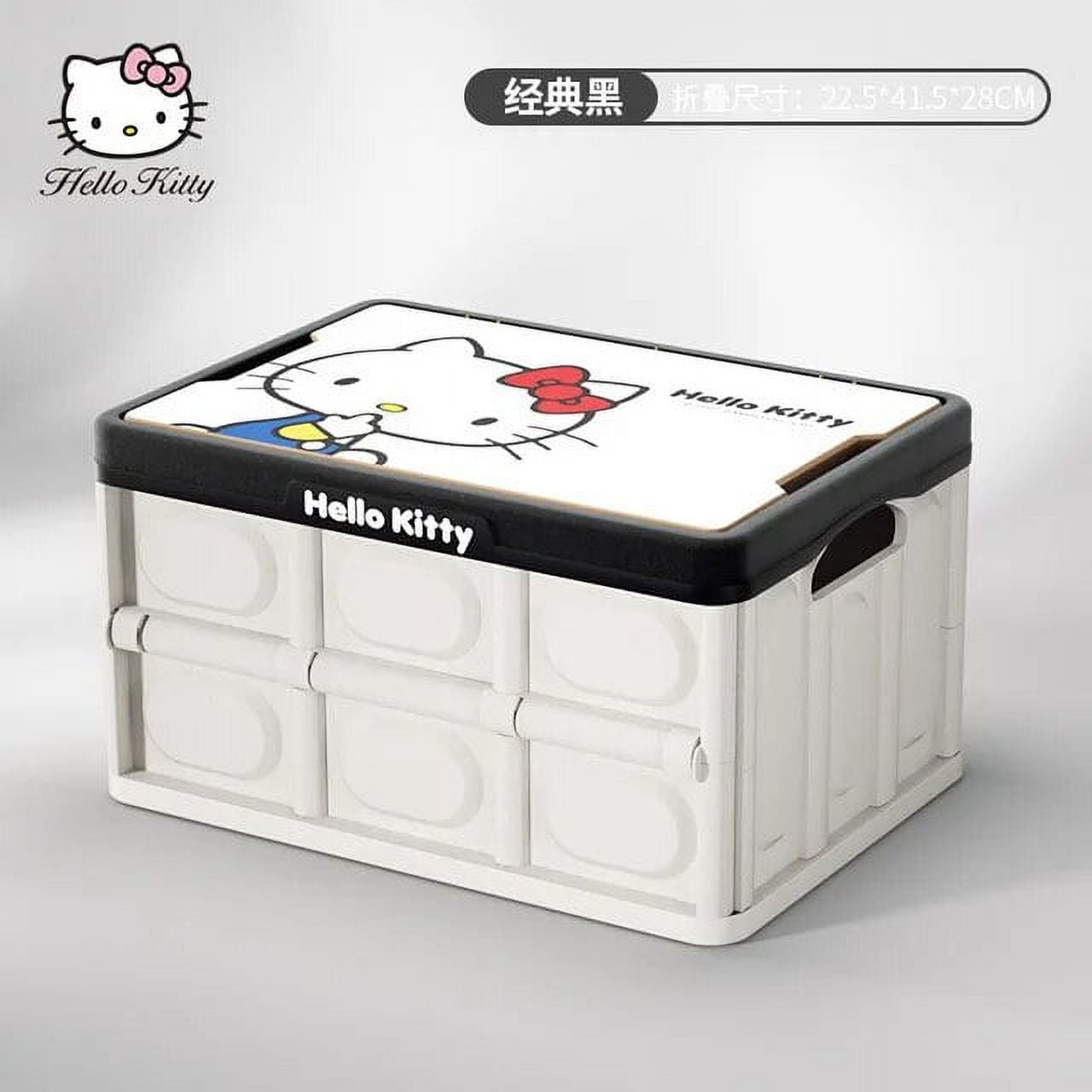 Sanrio Hello Kitty Car Trunk Storage Box Outdoor Camping Organizing Box ...