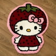 Sanrio Hello Kitty Carpet Kawaii Angle Kitty Plush Fluffy Rug Cartoon ...