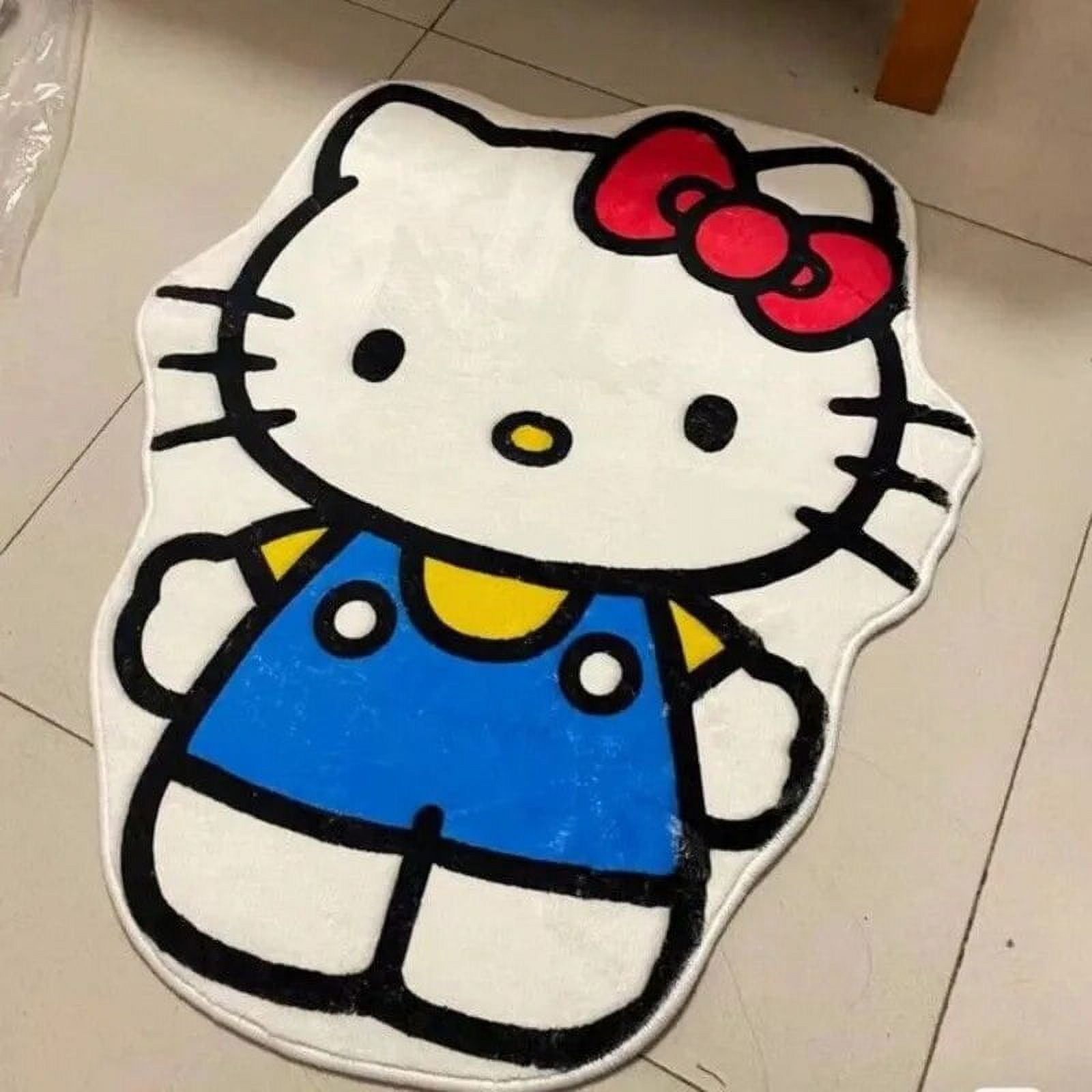 Sanrio Hello Kitty Carpet Kawaii Cartoon Girls Bedroom Fluffy Rug Anime ...