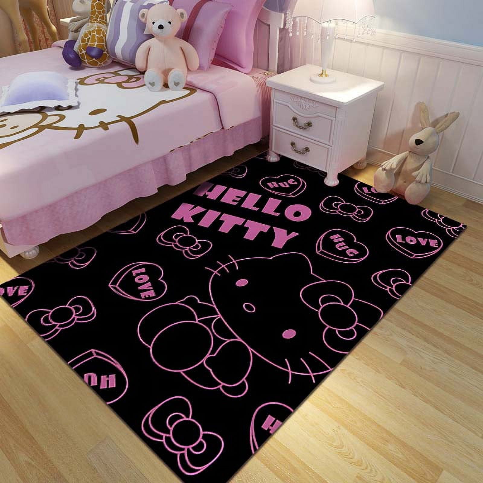 Sanrio Hello Kitty Carpet Rug for Home Living Room Bedroom Sofa Doormat ...