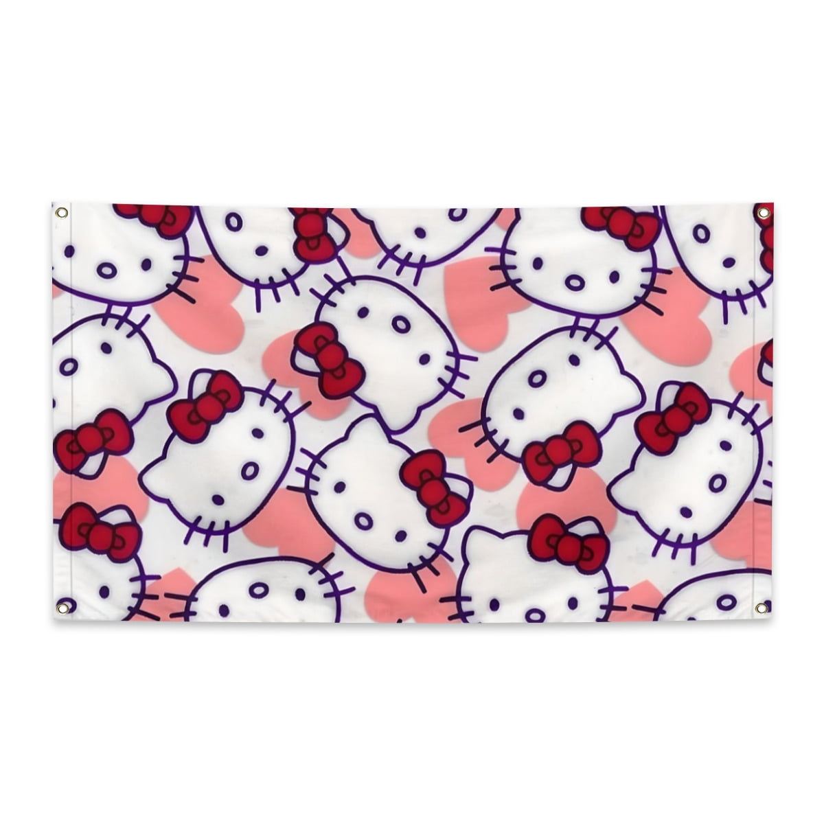 Sanrio Hello Kitty Cartoon 3×4 ft Face Flag - Vivid Color and Fade ...