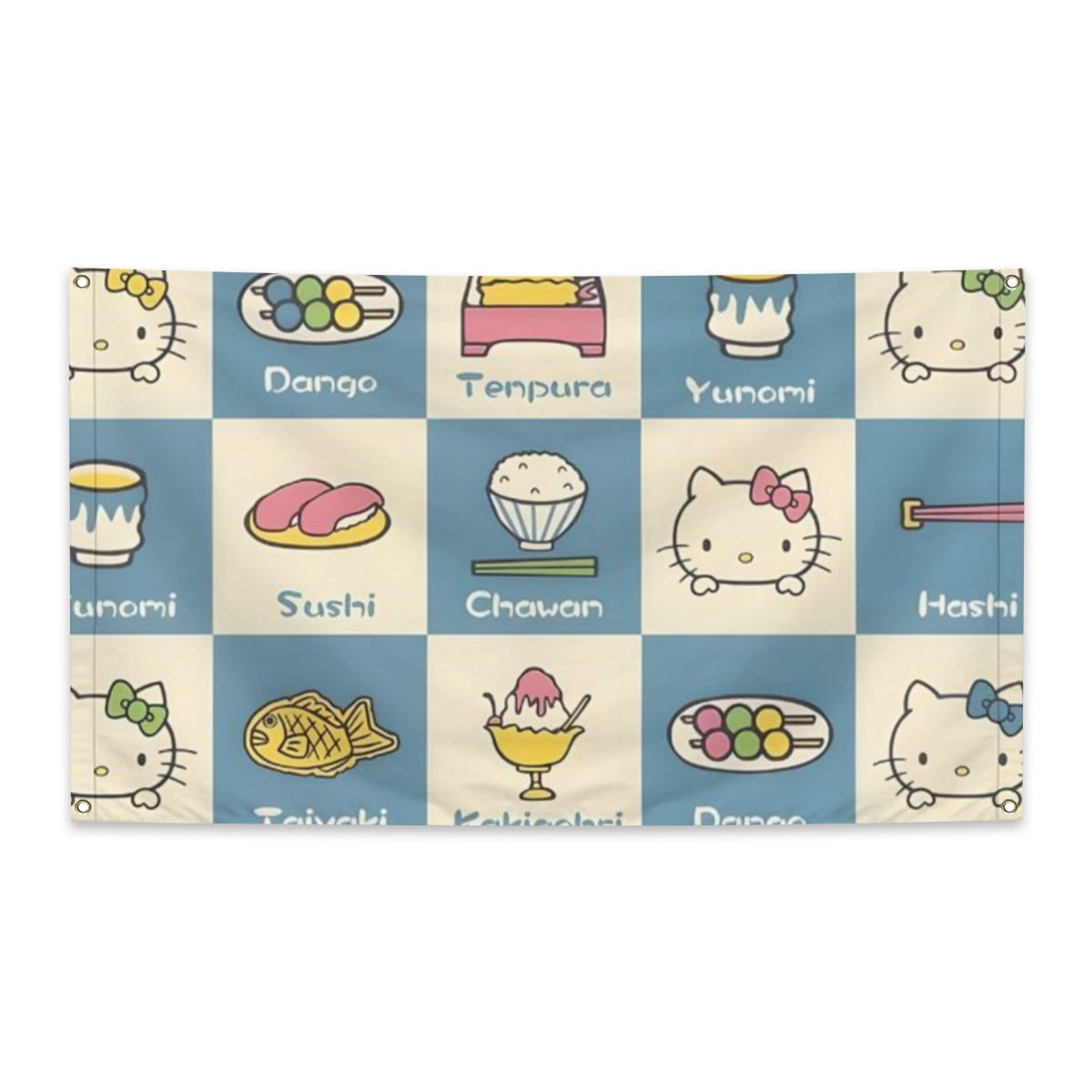 Sanrio Hello Kitty Cartoon 3×4 ft Face Flag - Vivid Color and Fade ...