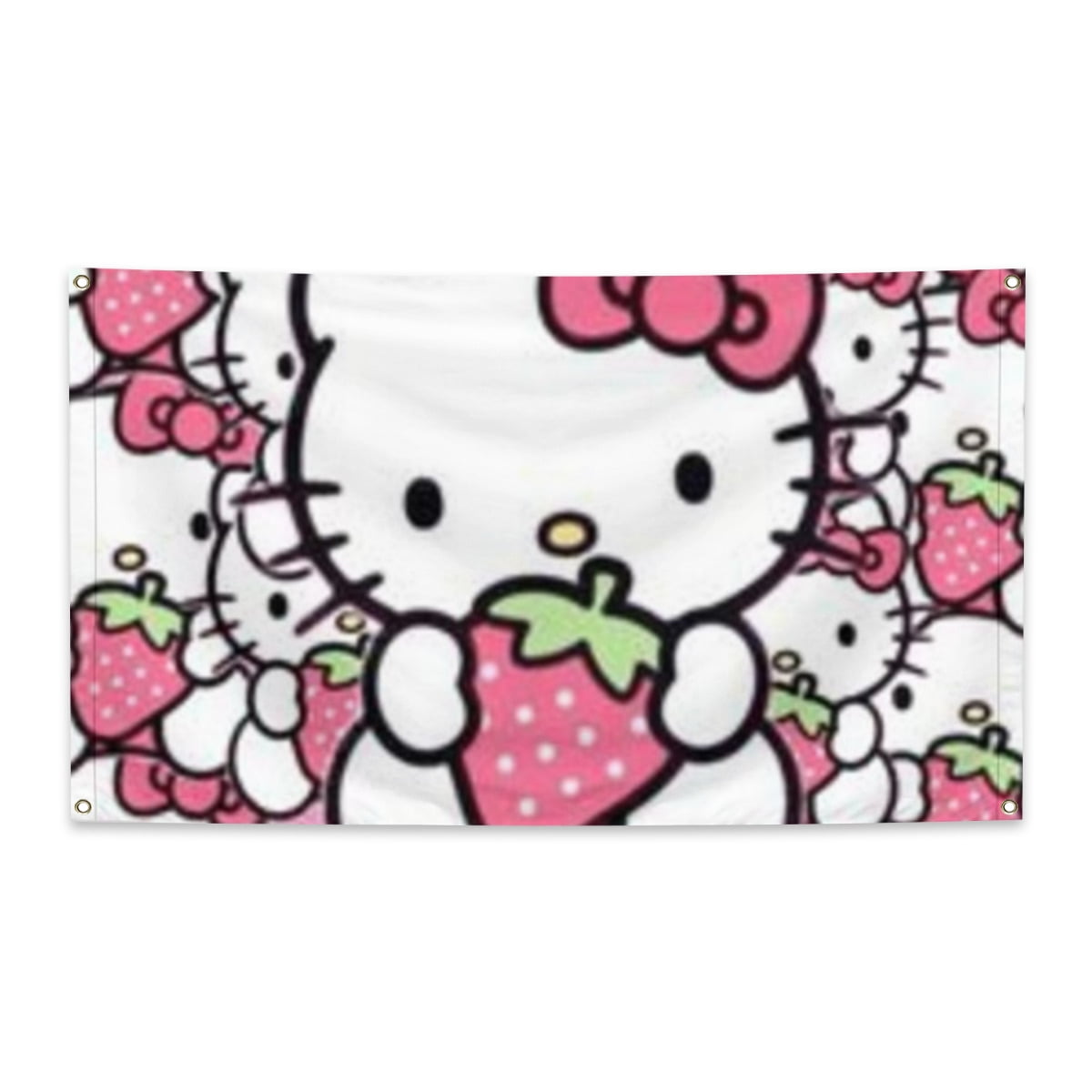 Sanrio Hello Kitty Cartoon 3x5 ft Face Flag - Vivid Color and Fade ...