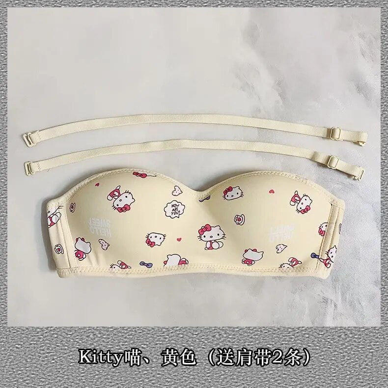 Sanrio Hello Kitty Cartoon Printed Girl's Underwear Student Small Chest ...