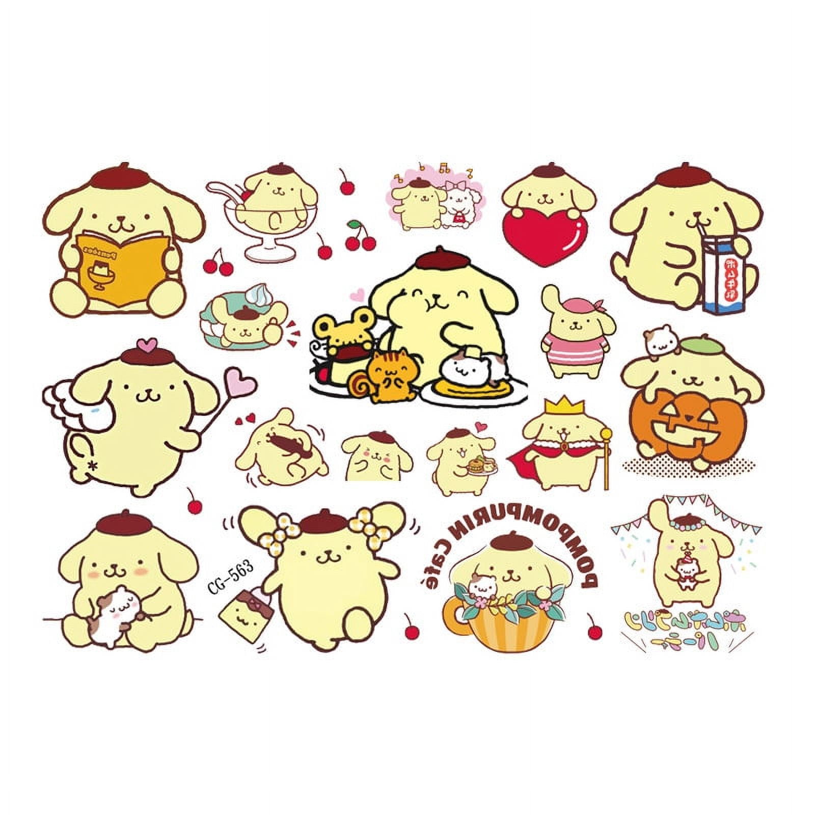 Sanrio Hello Kitty Cat Tattoo Sticker Kuromi Mymelody Tattoos ...